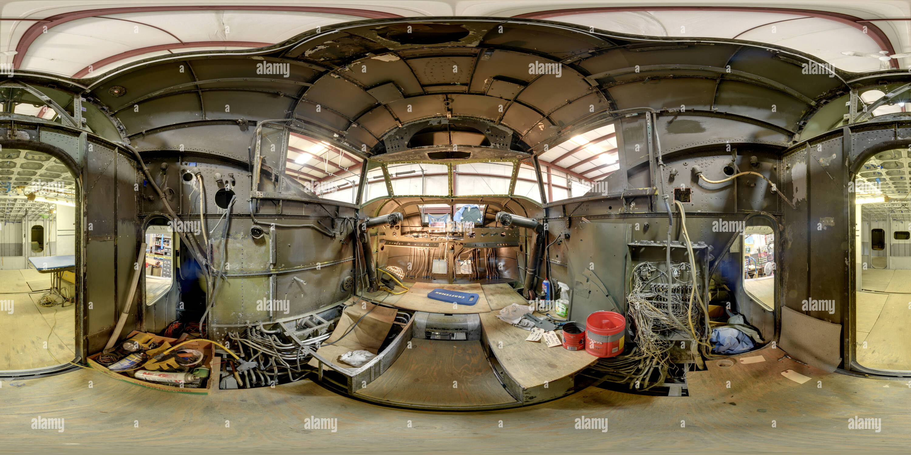 360° view of Burnelli CBY-3 'Loadmaster' Cockpit Oct 16 - Alamy