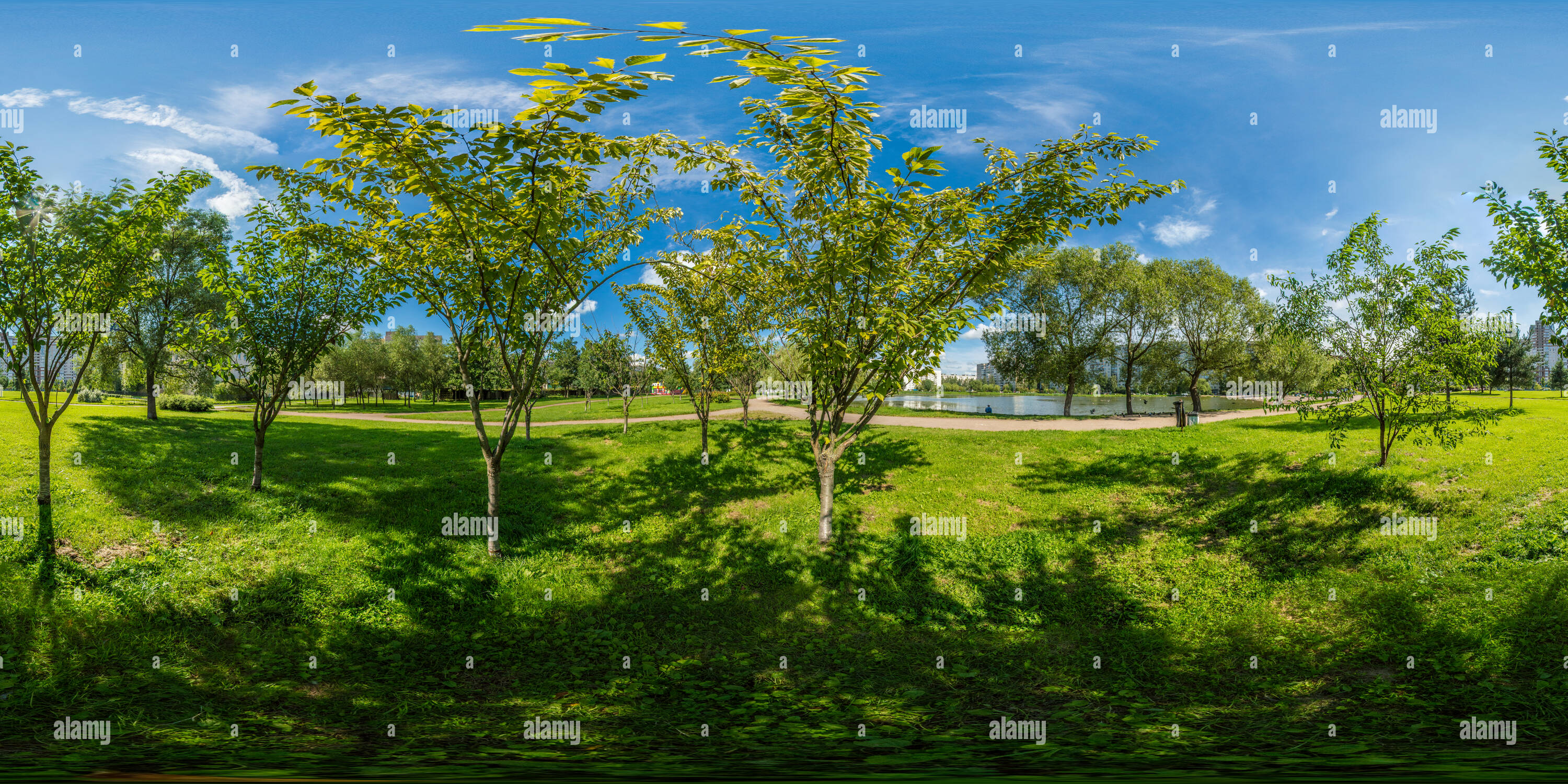 360° view of Garden of Ivan Fomin, Saint-Petersburg - Alamy