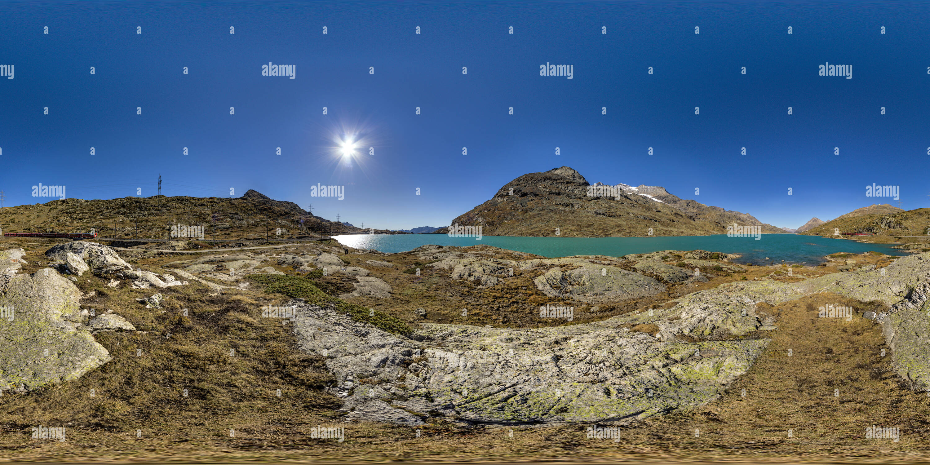 360° view of Bernina Hospiz - Lago Bianco 2 - Alamy