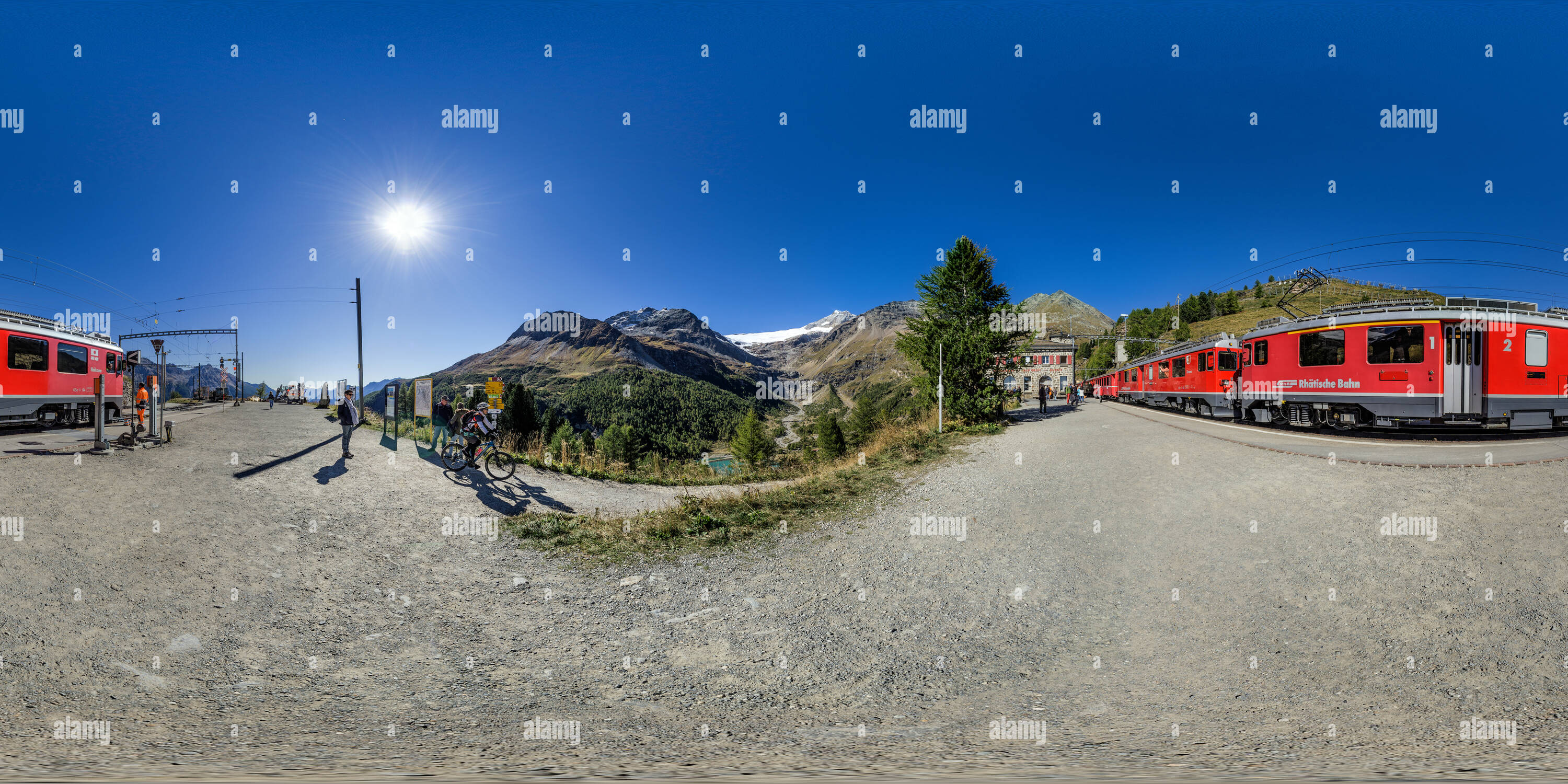 360° view of Alp Gruem 2 - Alamy