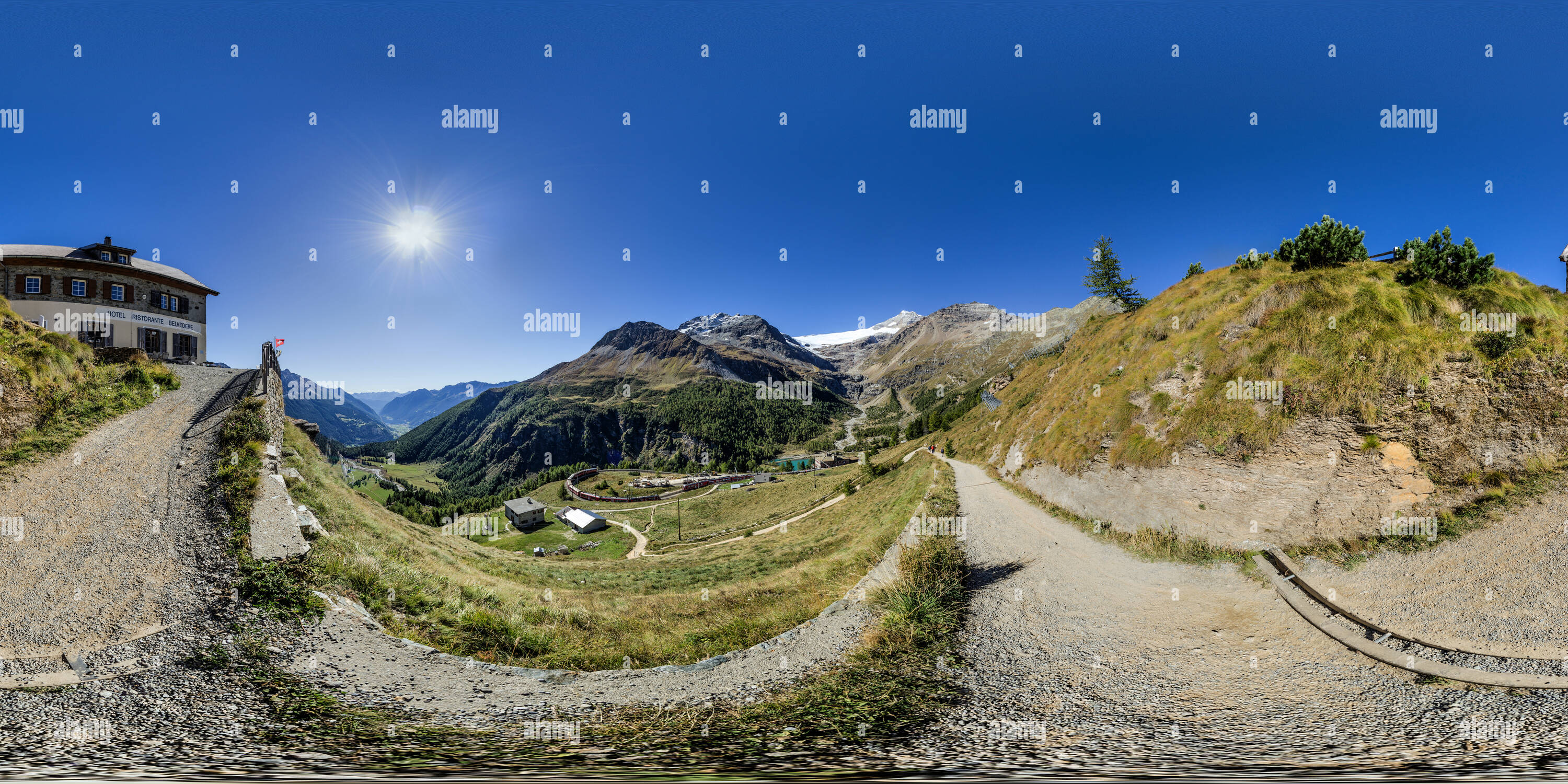 360° view of Alp Gruem 1 - Alamy