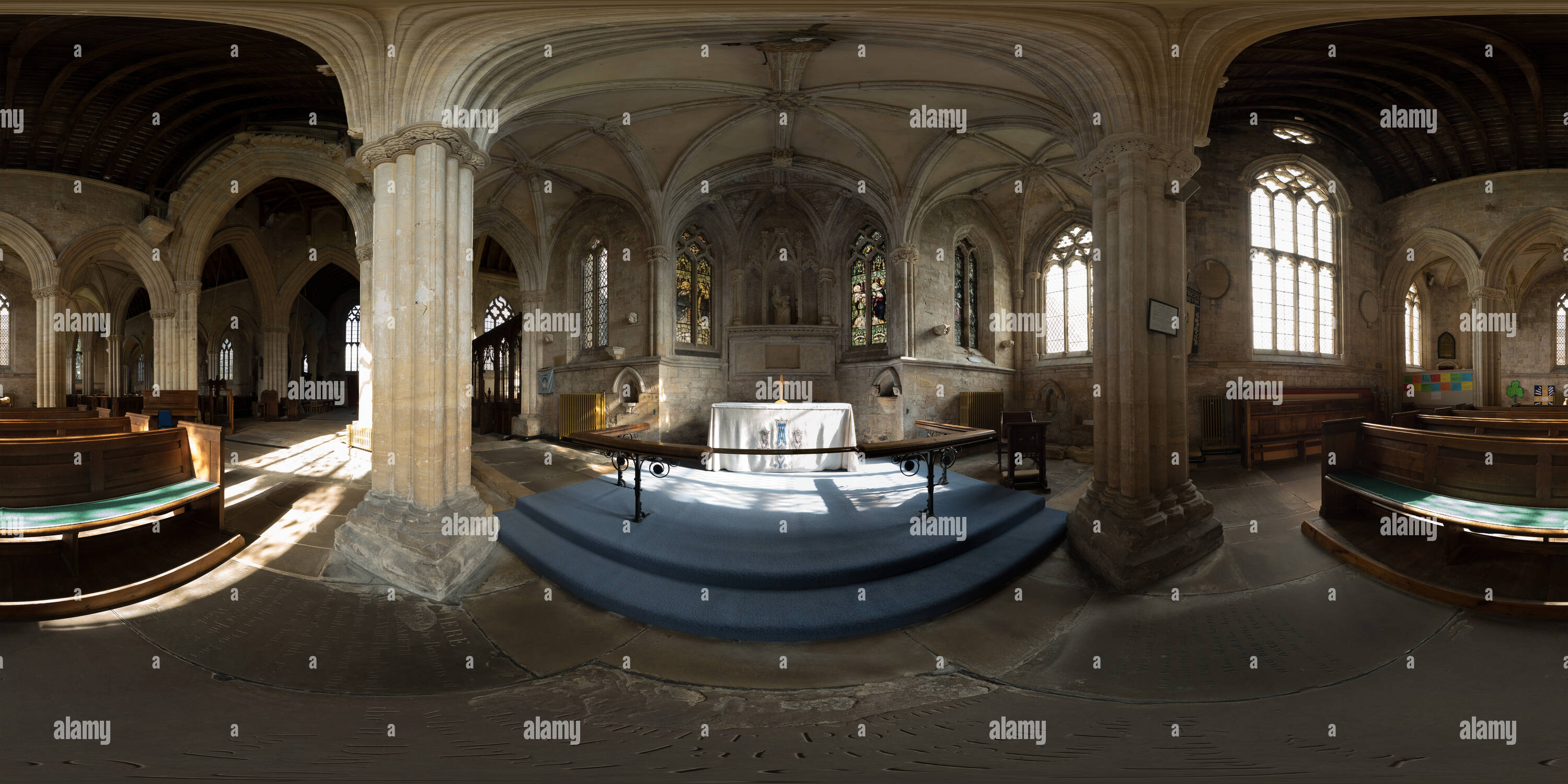 360° view of Patrington, St Patrick's Church, Lady Chapel - Alamy
