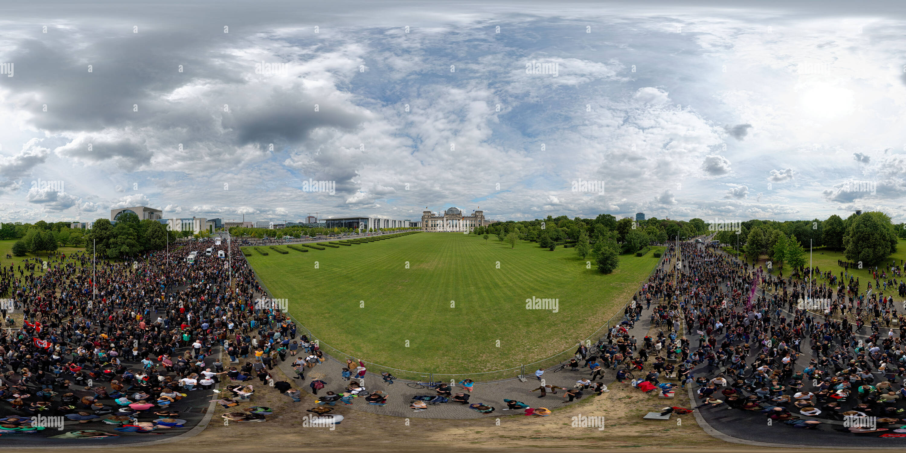 360° view of Berlin Reichstag 1 - Alamy