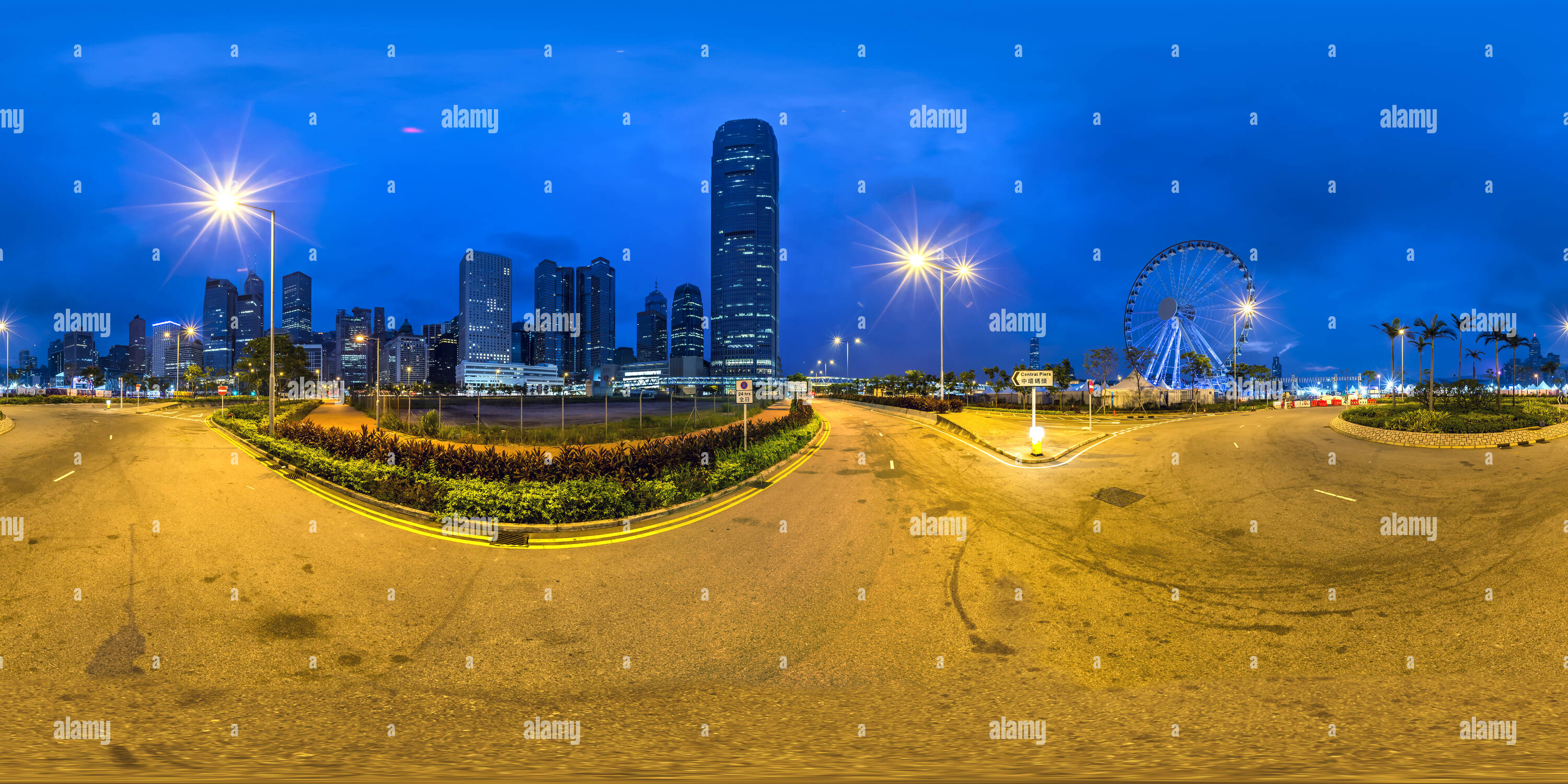 360° view of Silence Central(寂靜中環---耀星街), Yiu Sing St, HK - Alamy