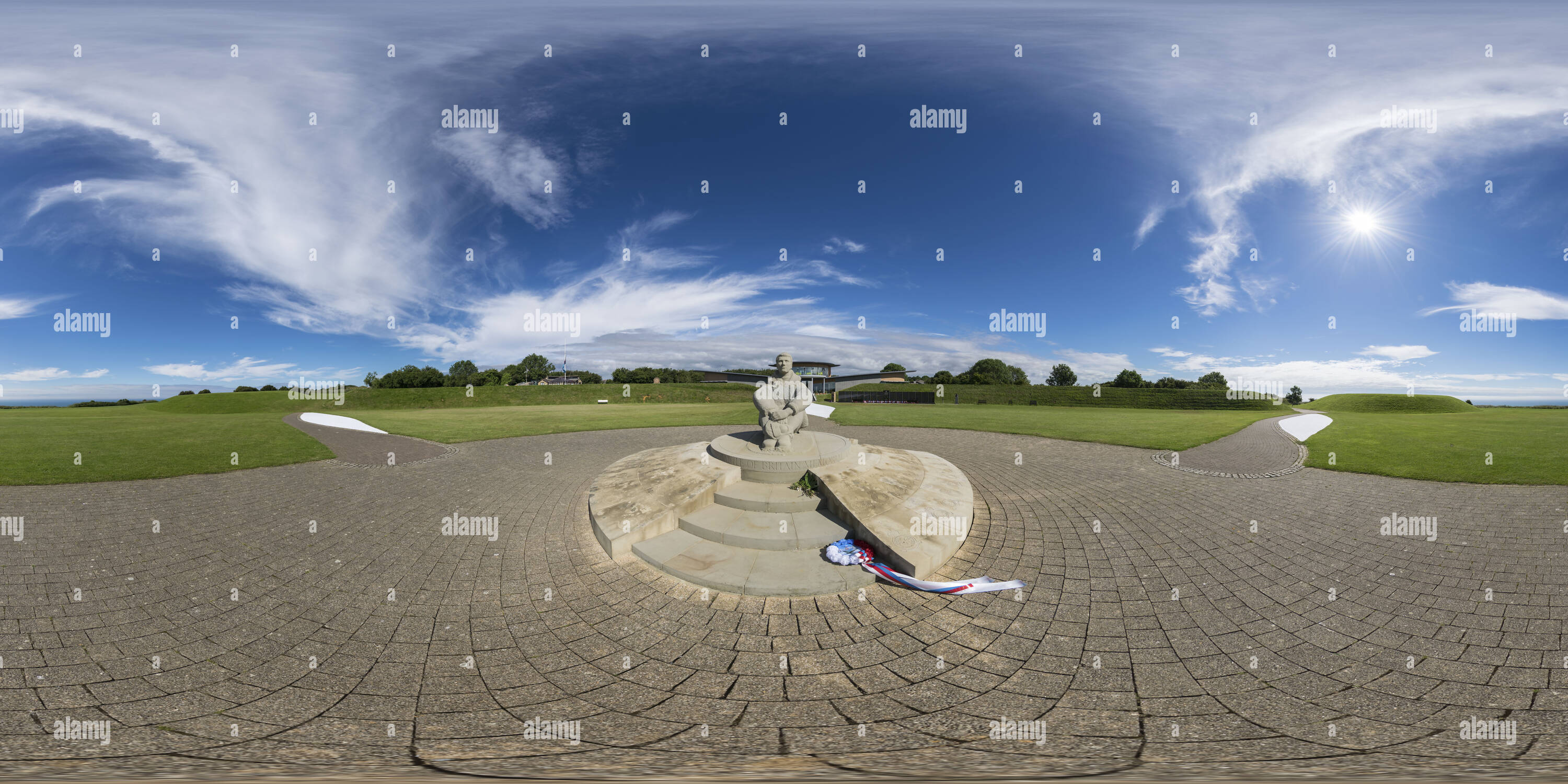 360° view of Battle Of Britain Memorial, Capel-le-Ferne, Kent - Alamy