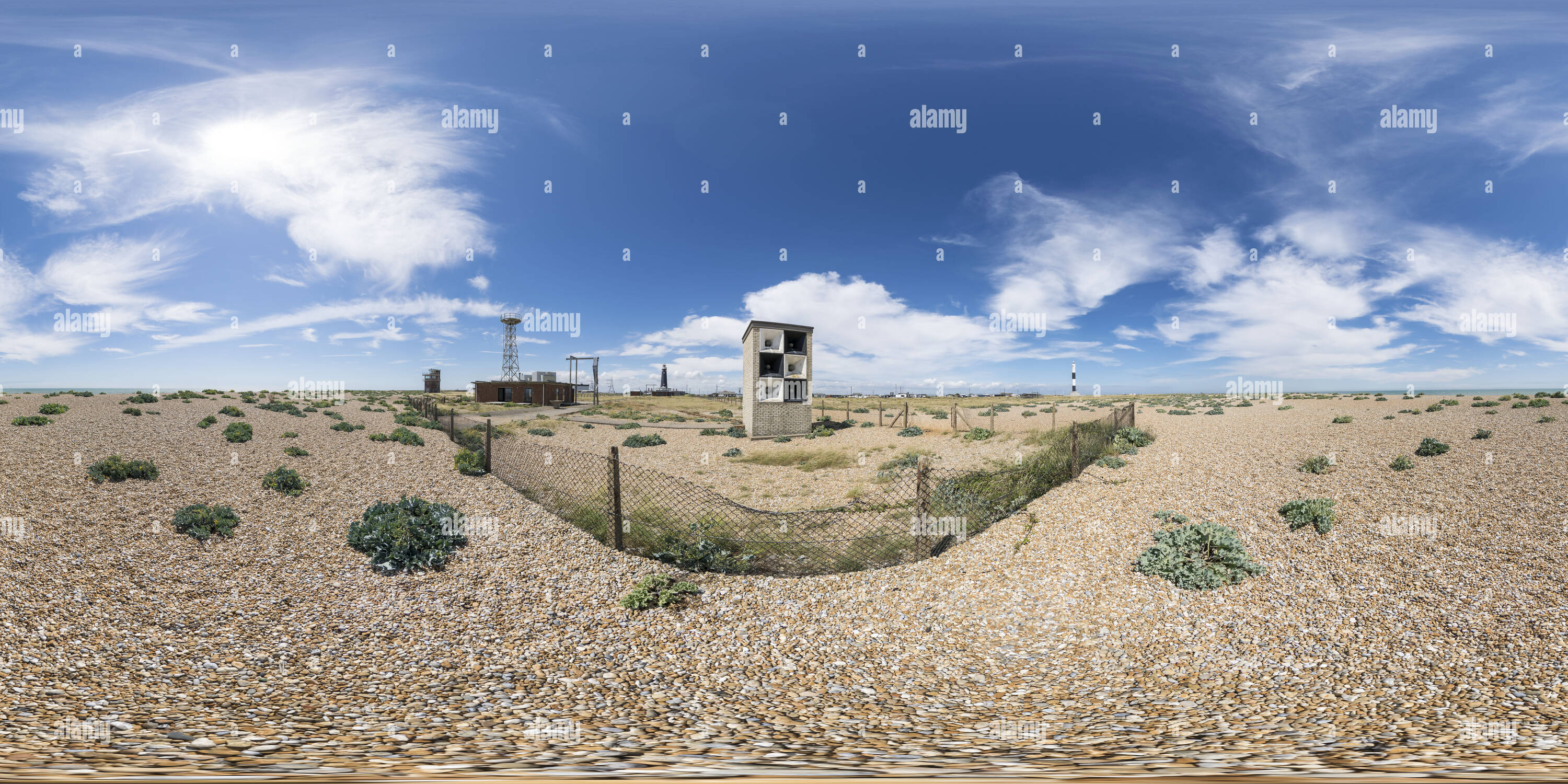 360° view of Experimental Station, Dungeness, Kent - Alamy
