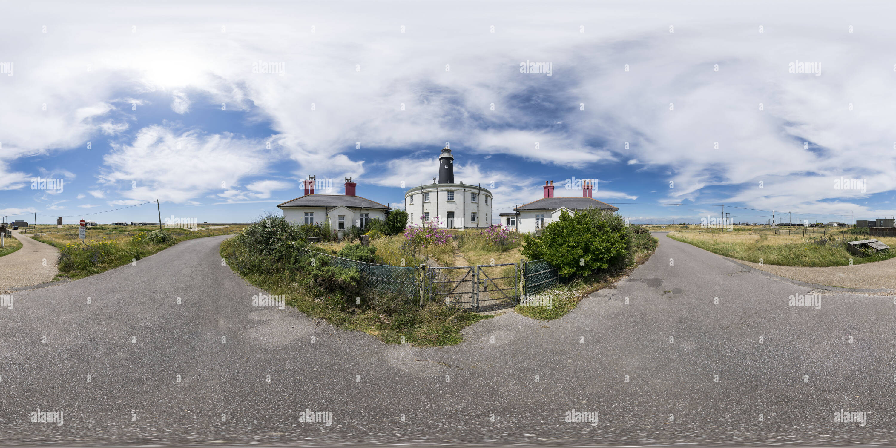 360° view of The Roundhouse, Dungeness, Kent - Alamy