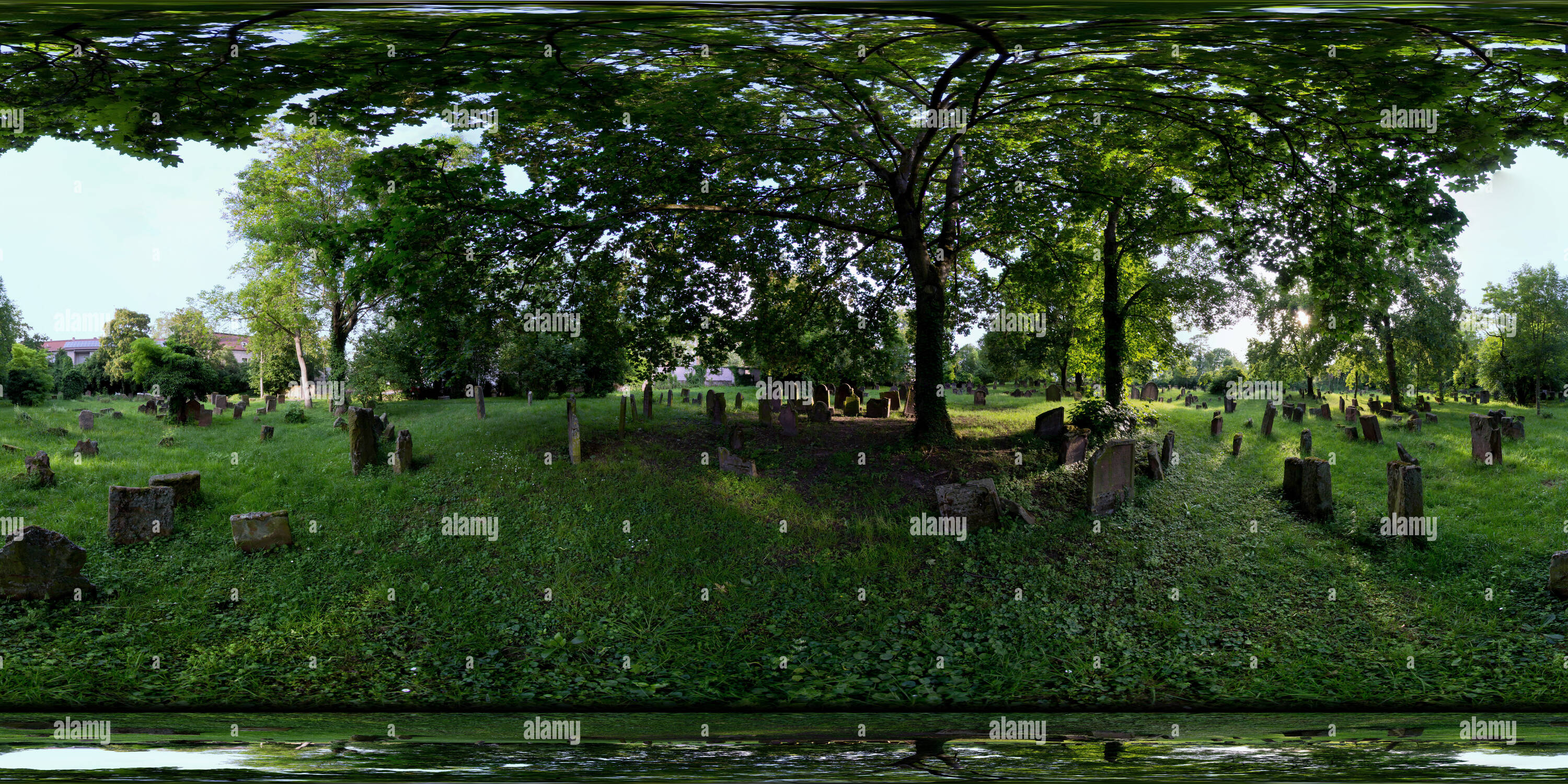 360° view of Jewish Cemetery (Heiliger Sand) 1, Worms, 2016-06 ...