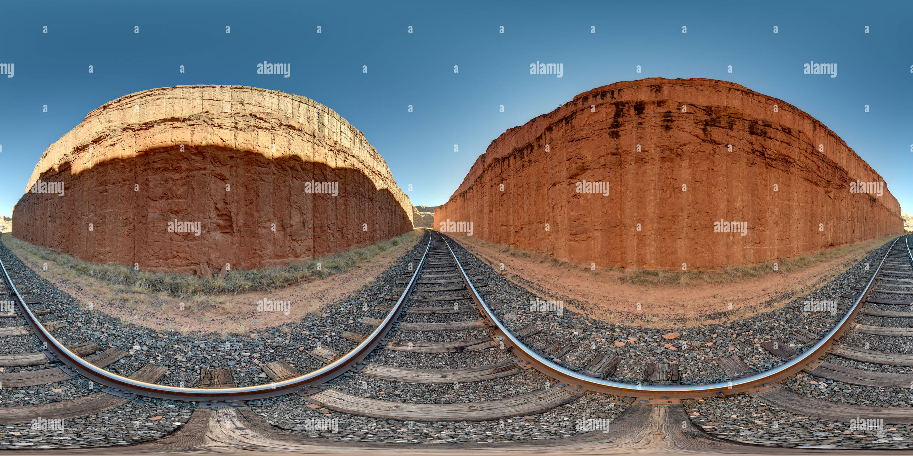 360° view of Potash Branch Union Pacific Railroad 2017 - Alamy