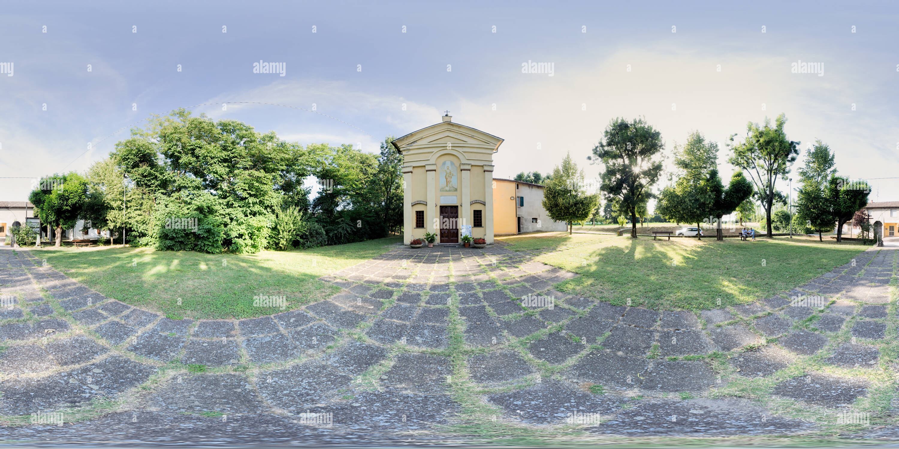 360° view of Oratorio San Giovanni Cavriago Italy - Alamy