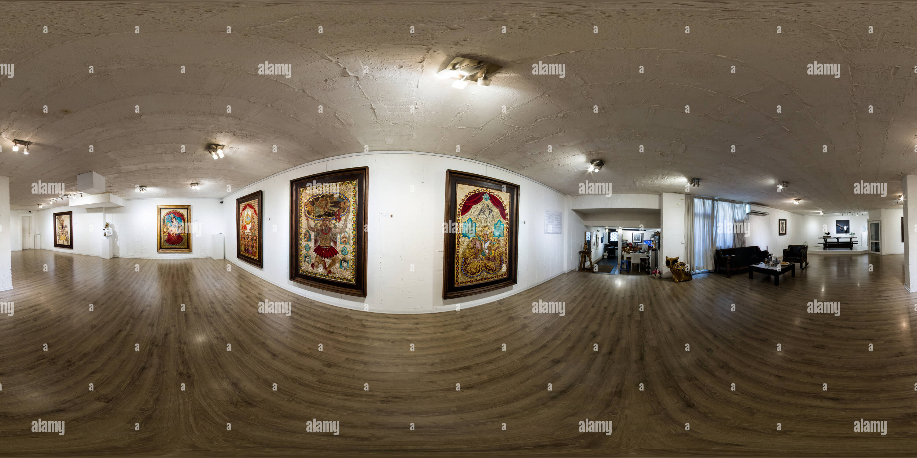 360° view of Seyhoun Art Gallery Dec 2016 Saed Khazaei Dream Of Fatali ...