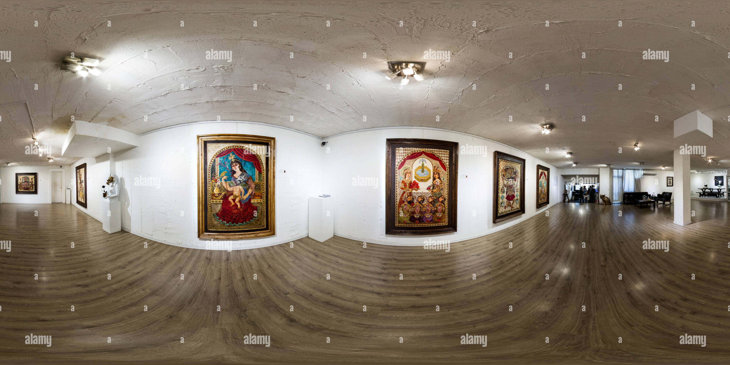 360° view of Seyhoun Art Gallery Dec 2016 Saed Khazaei Dream Of Fatali ...