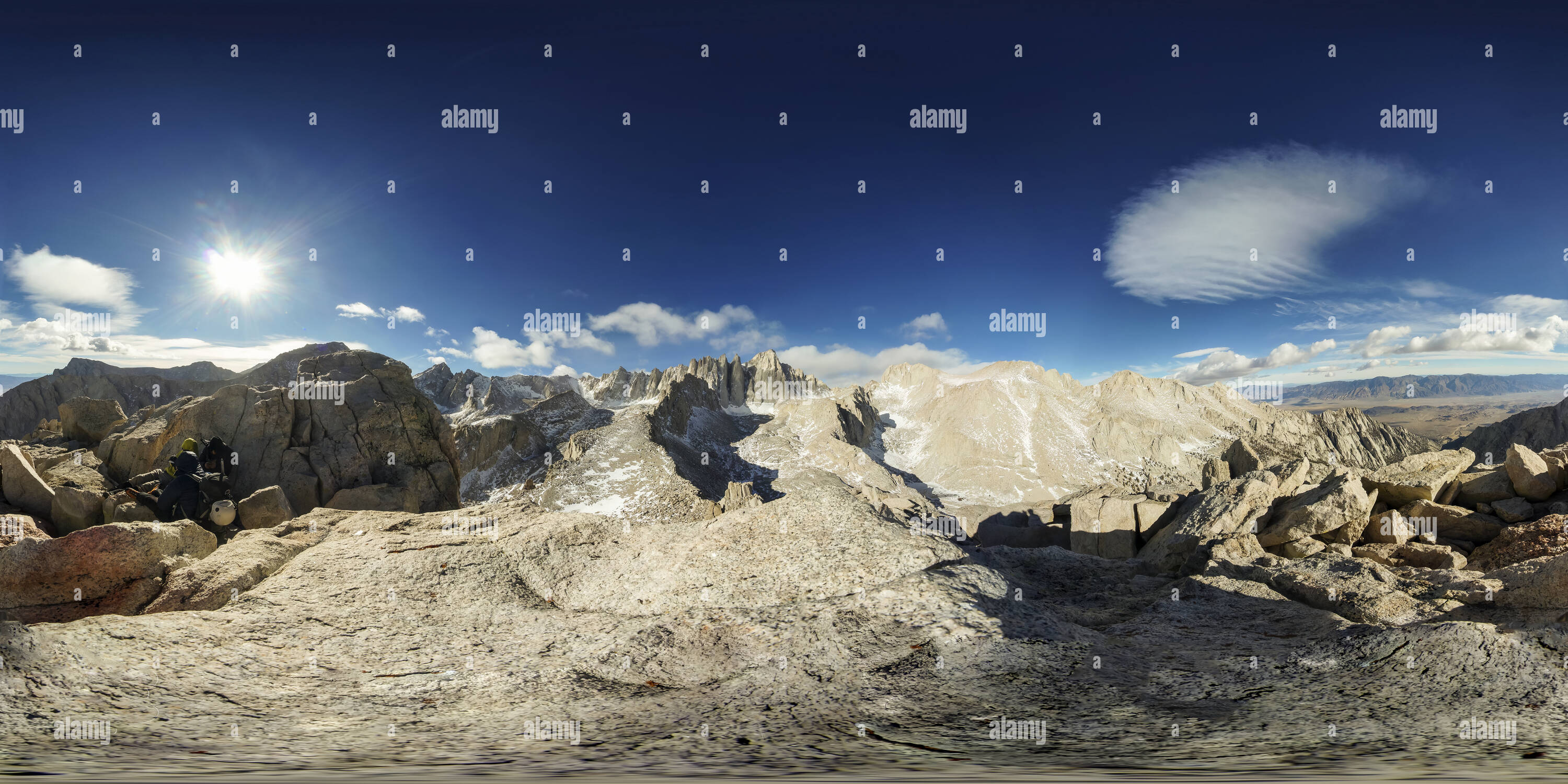 360° view of Thor Peak Summit - Alamy