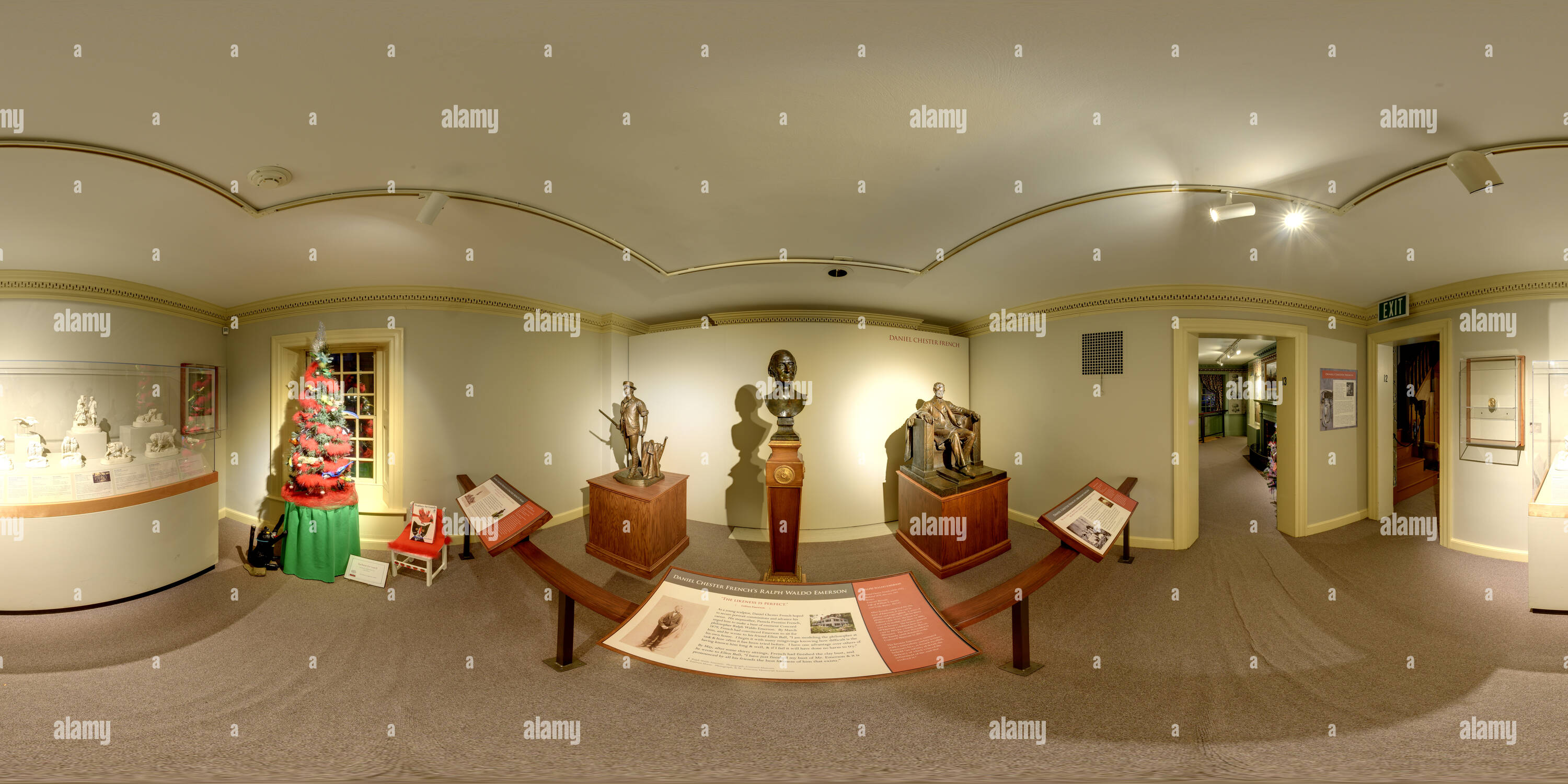 360° view of Daniel Chester French - Concord Museum - Alamy