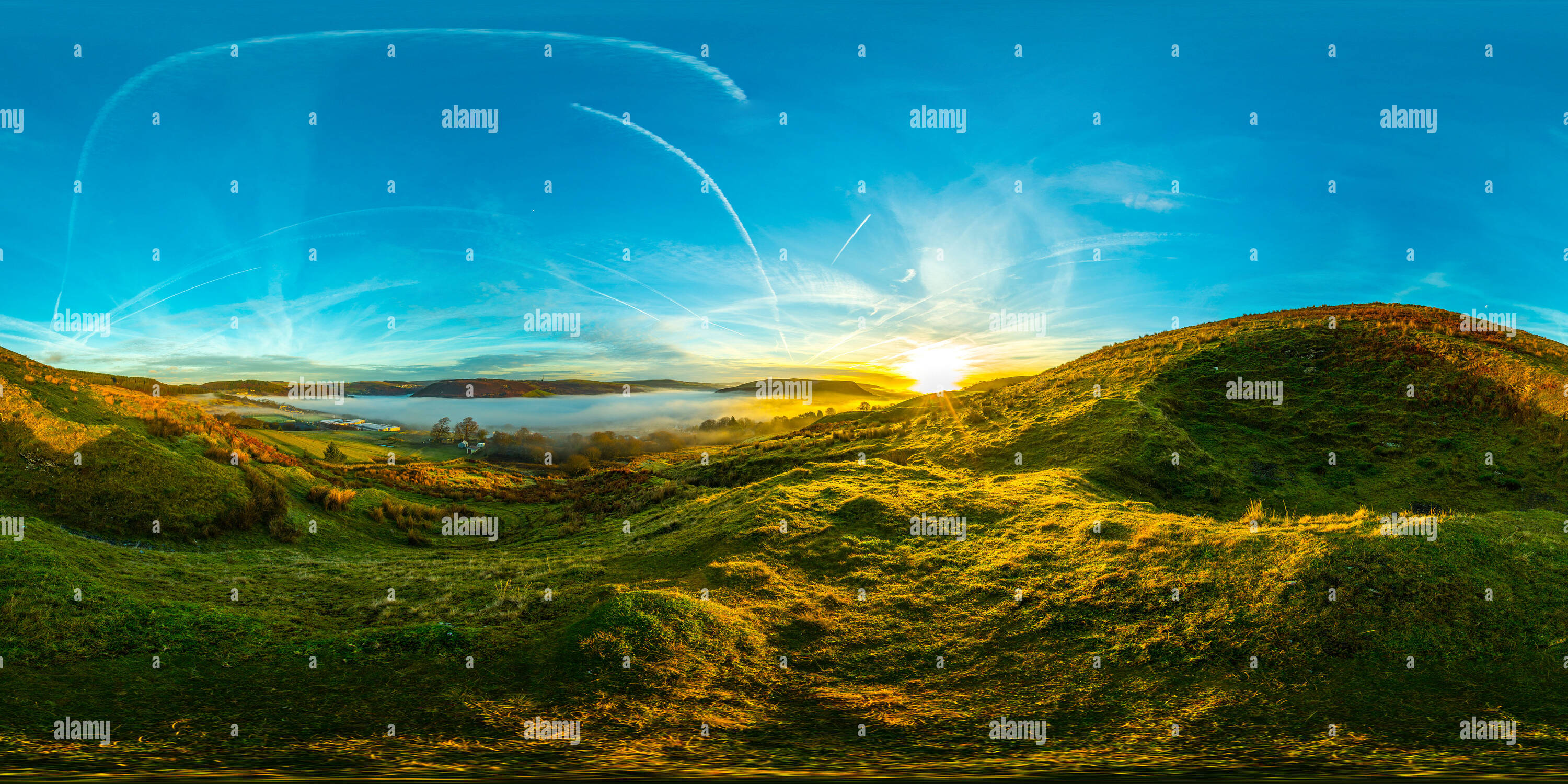 360° view of lanscape in my view - Alamy