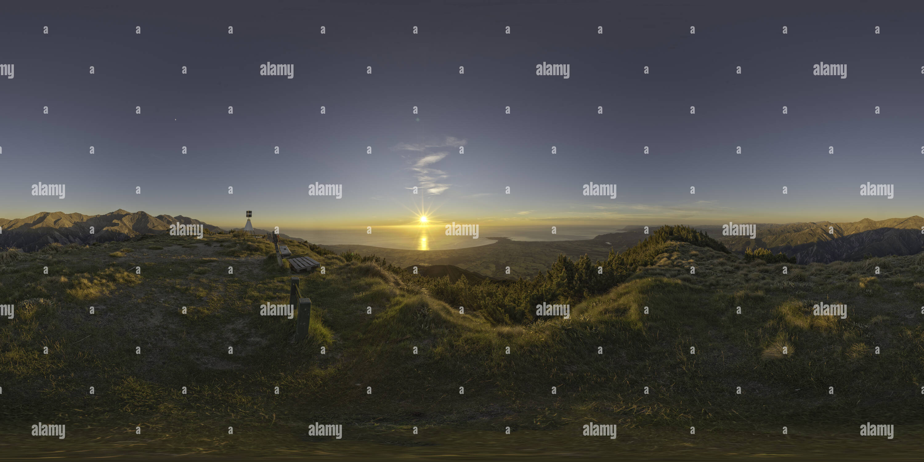 360° view of Favorite sunrise spot - Alamy