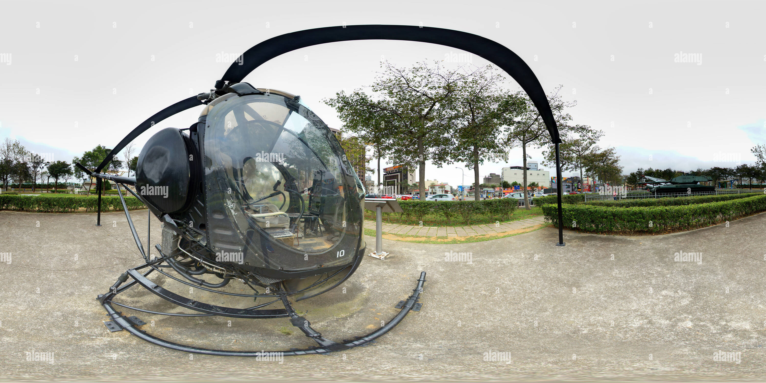360° view of The Hughes TH-55 Osage Retired from Taiwan Army - Alamy