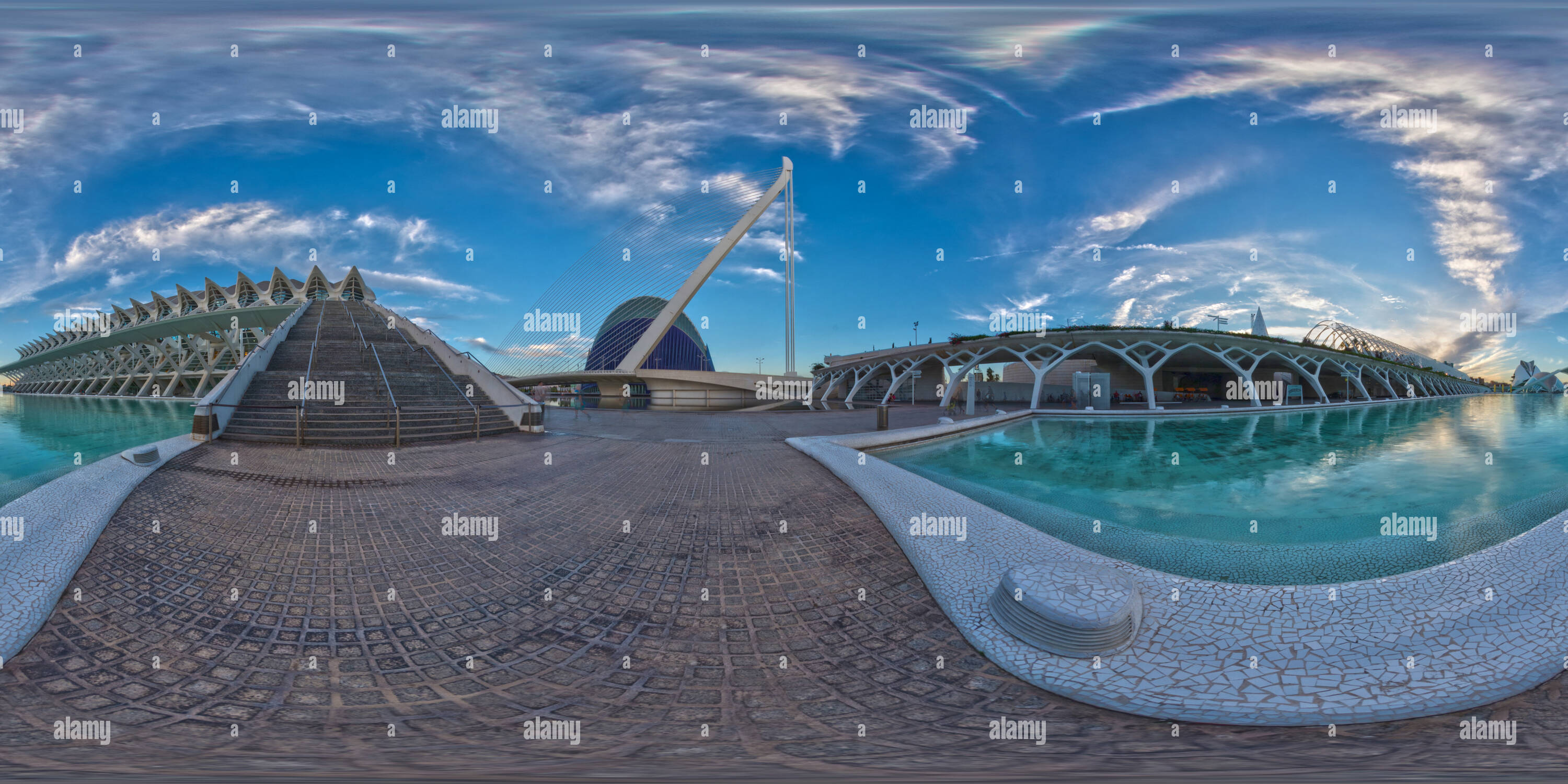 360° view of City of science and technology - Alamy