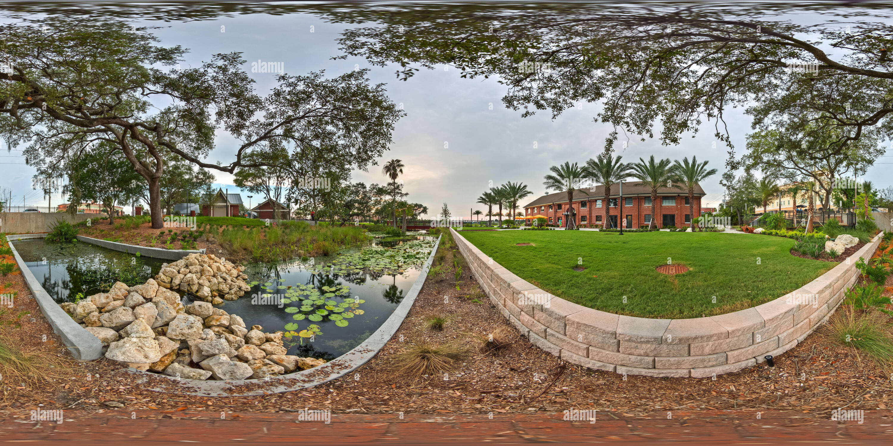 360° view of Ulele Springs at Waterworks Park in Tampa Florida - Alamy