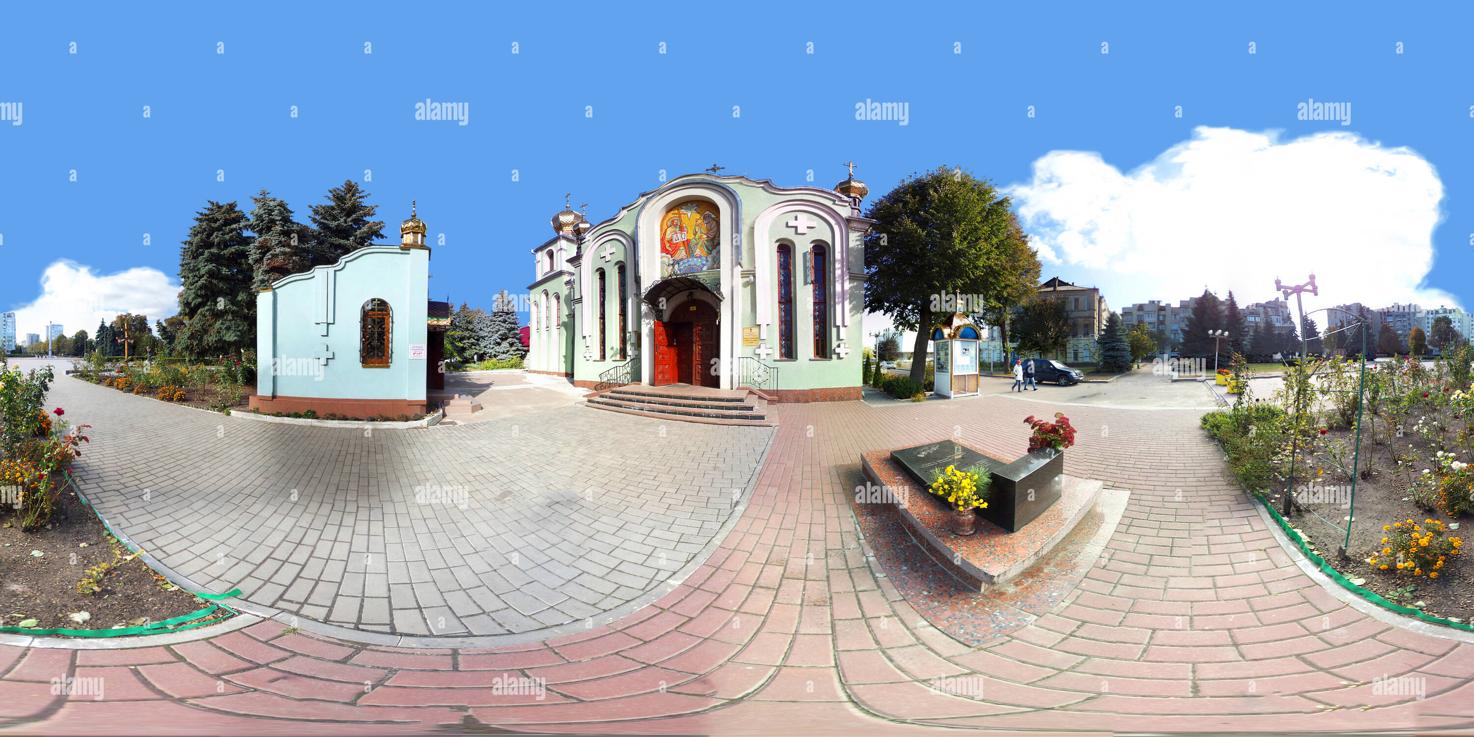 360° view of Holy Trinity Church Cherkasy - Alamy