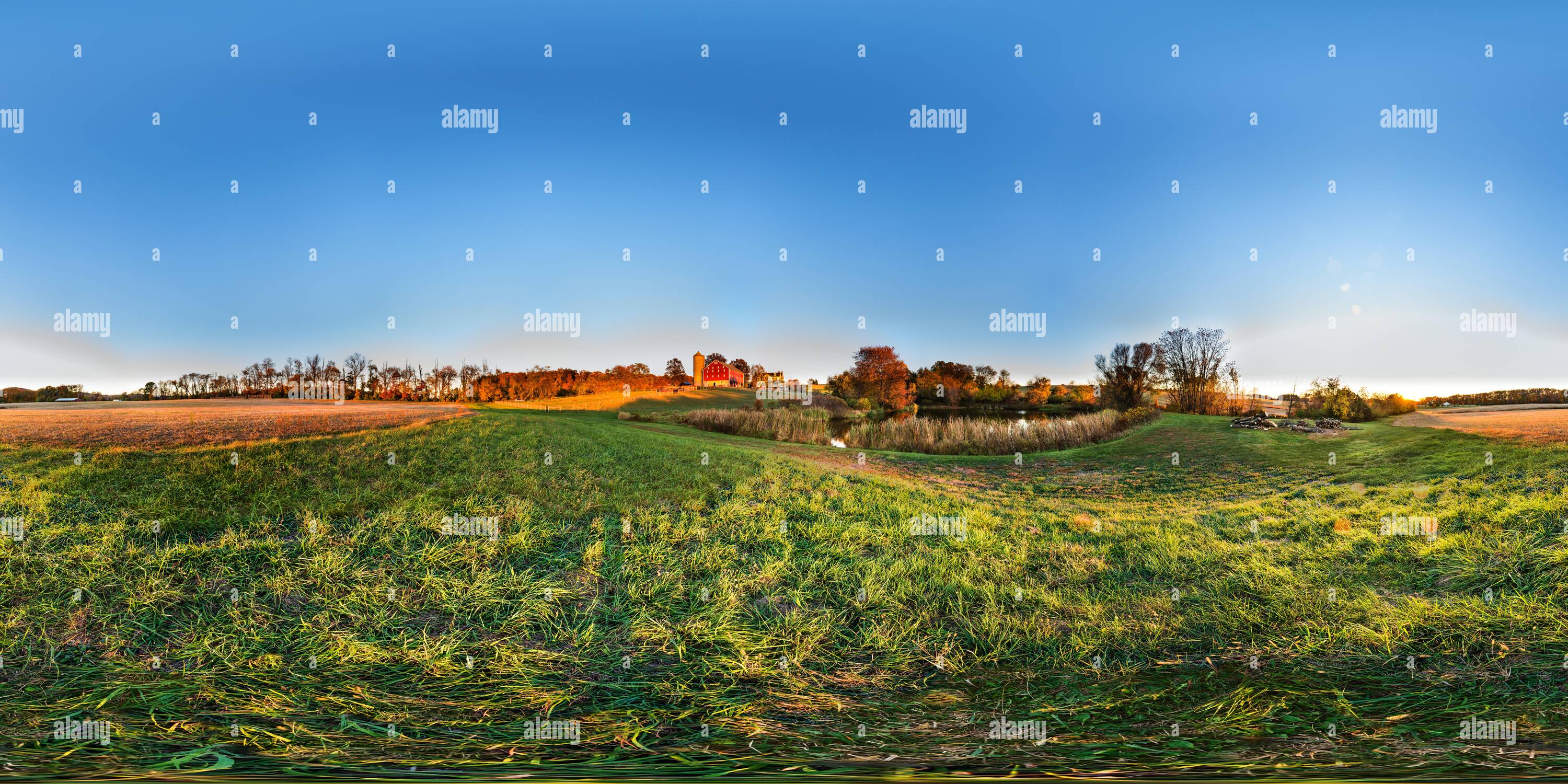360° view of Langstaff Farm Comus Maryland - Alamy