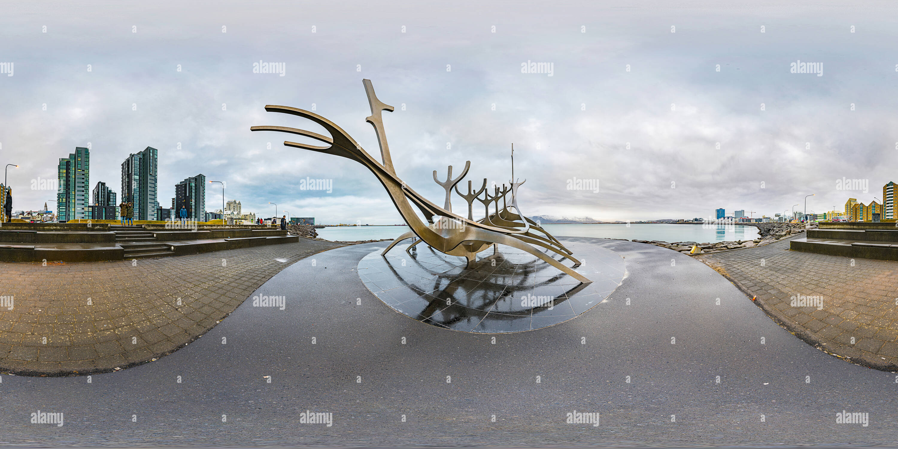 360° view of Solfar Sun Voyager - Alamy