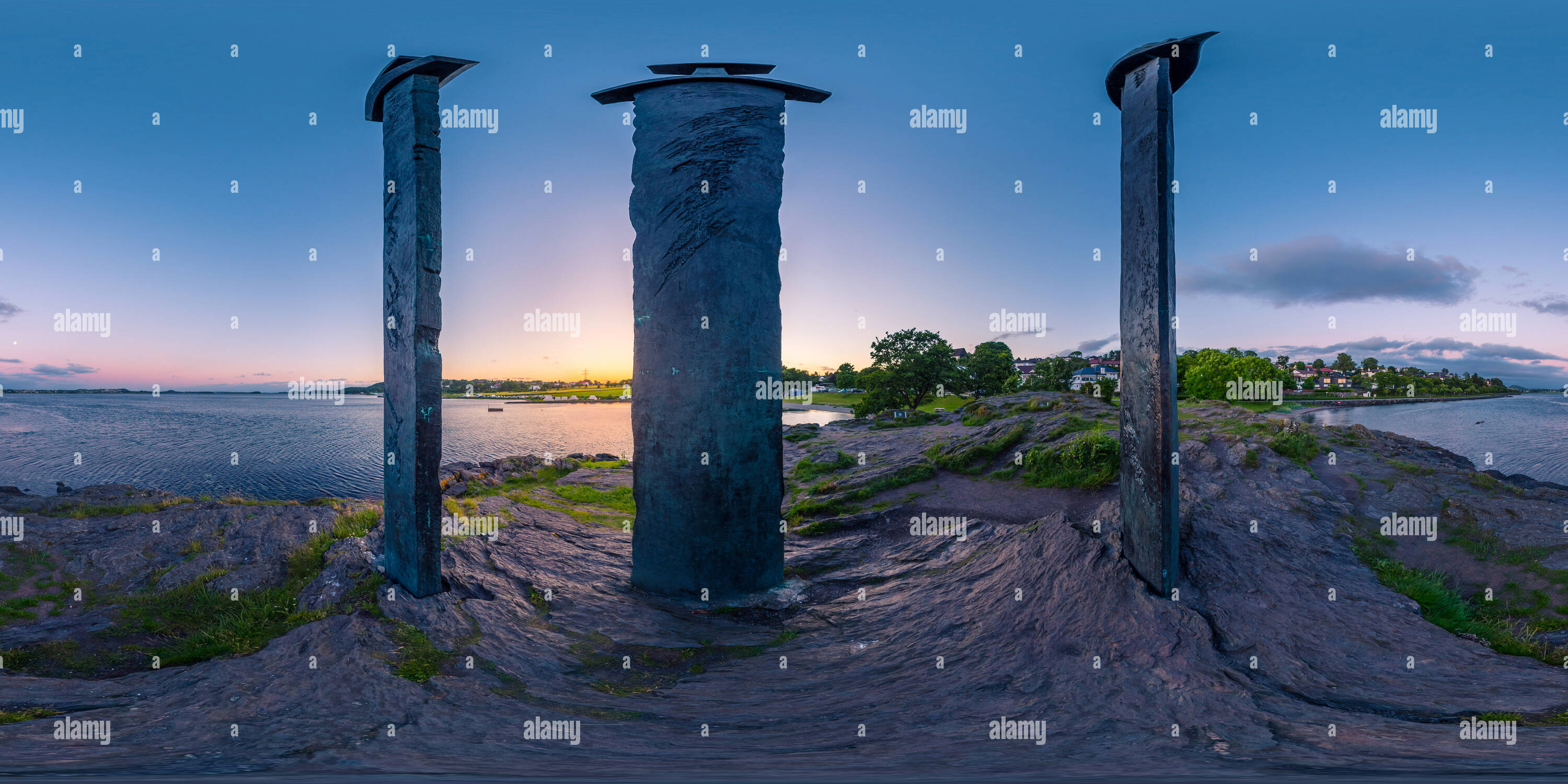 Swords in stone stavanger hi-res stock photography and images - Alamy