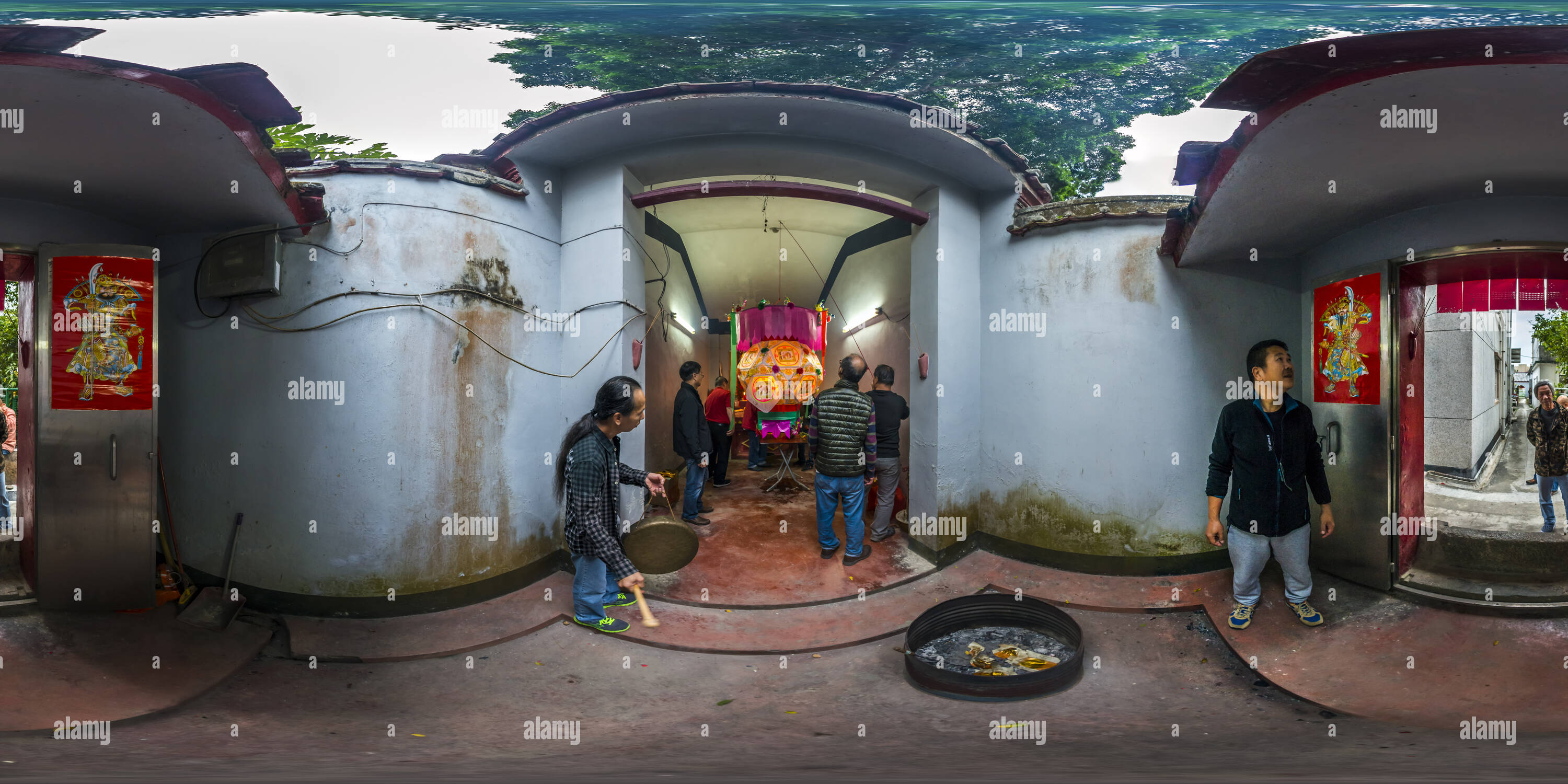 360° view of Lighting Lantern Celebrate Male Offspring Birth(添丁點燈), Lin ...