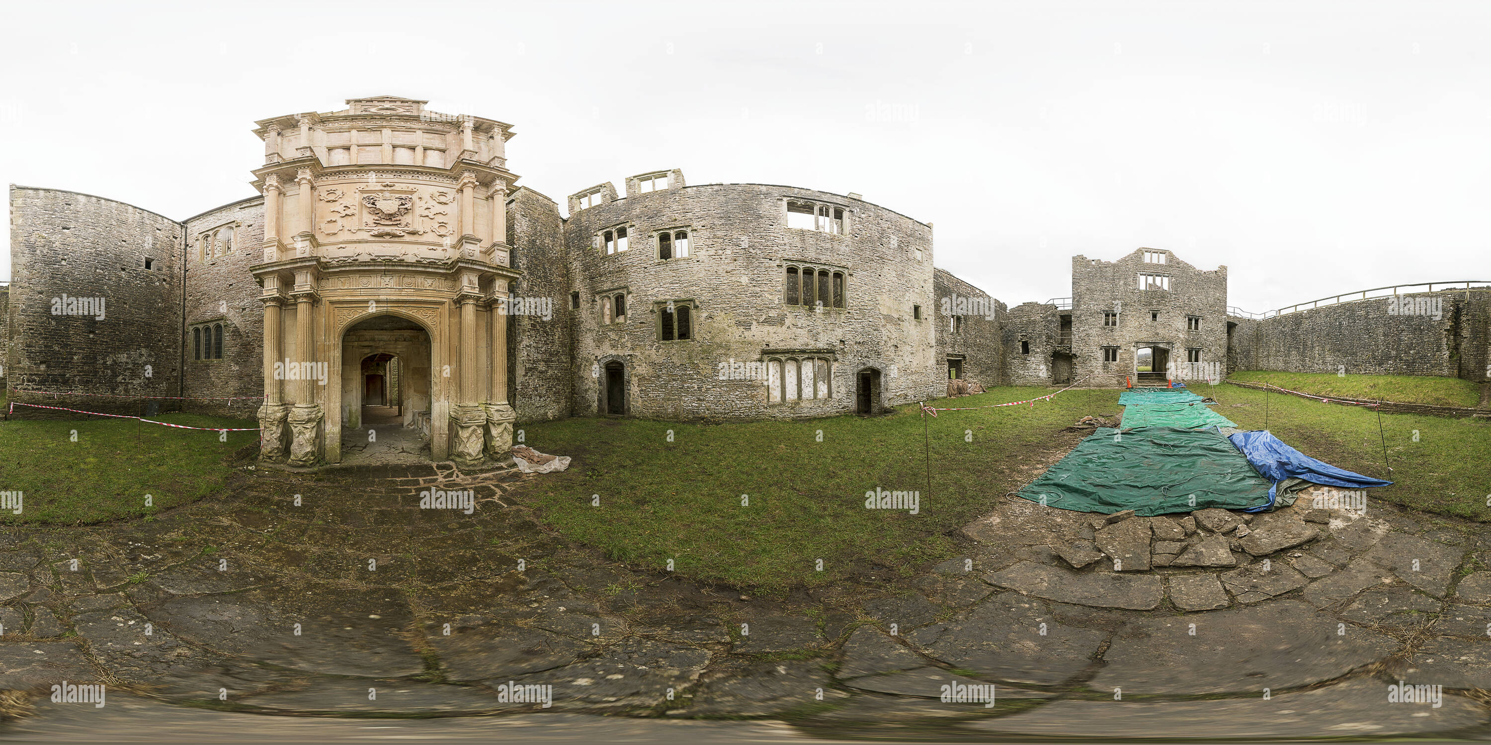 Old beaupre castle hi-res stock photography and images - Alamy