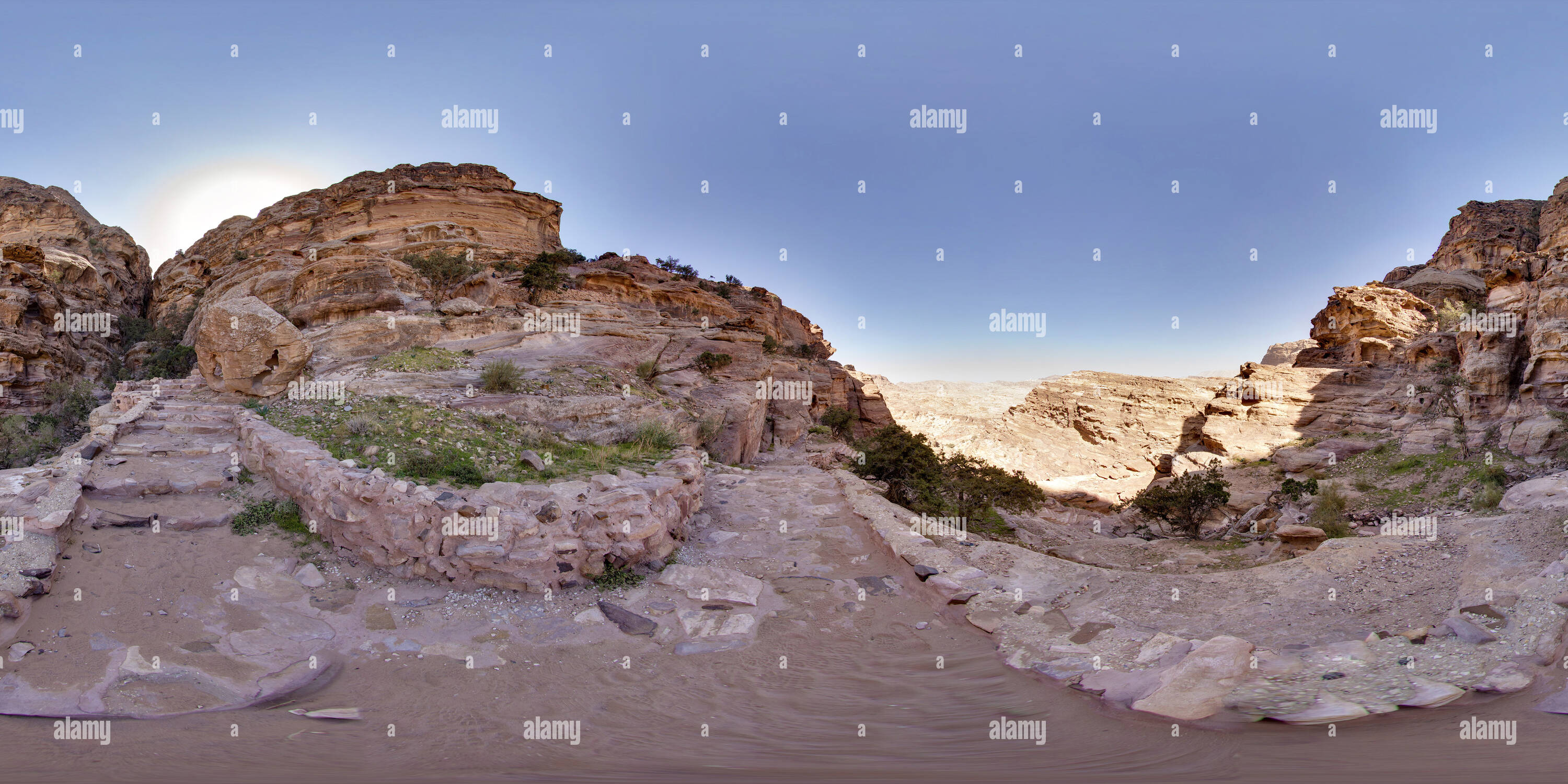 360° view of Petra - The High Route - Alamy
