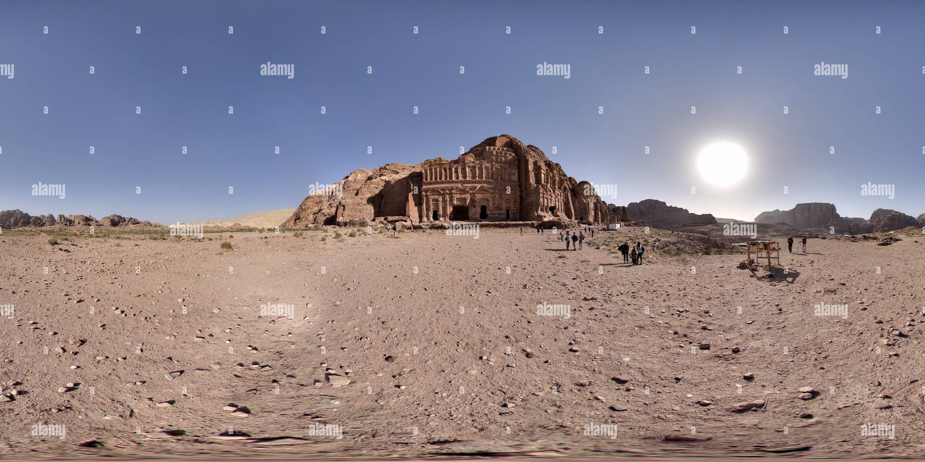 360° view of Petra - Palace Tomb - Alamy