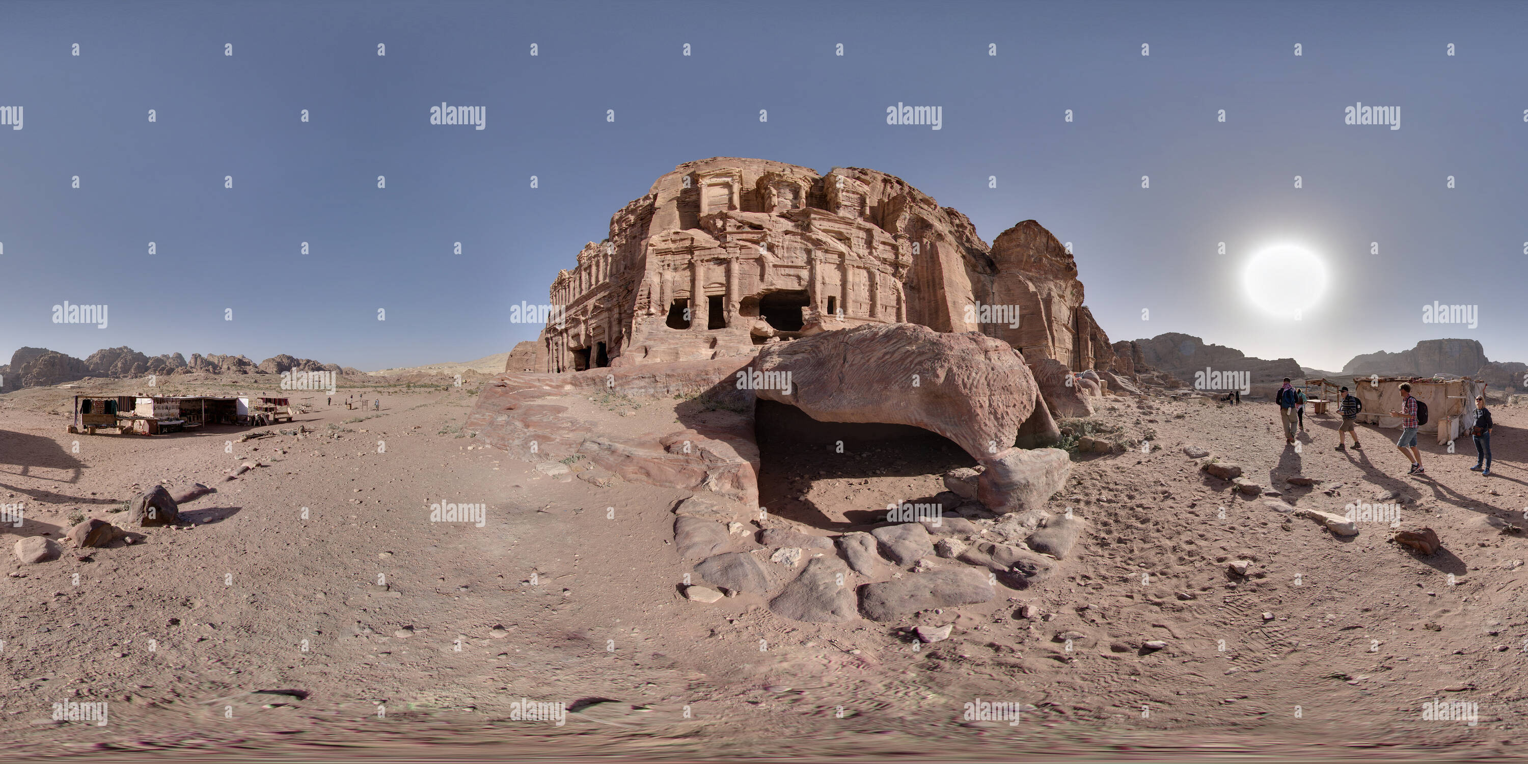 360° view of Petra - The Corinthian - Alamy