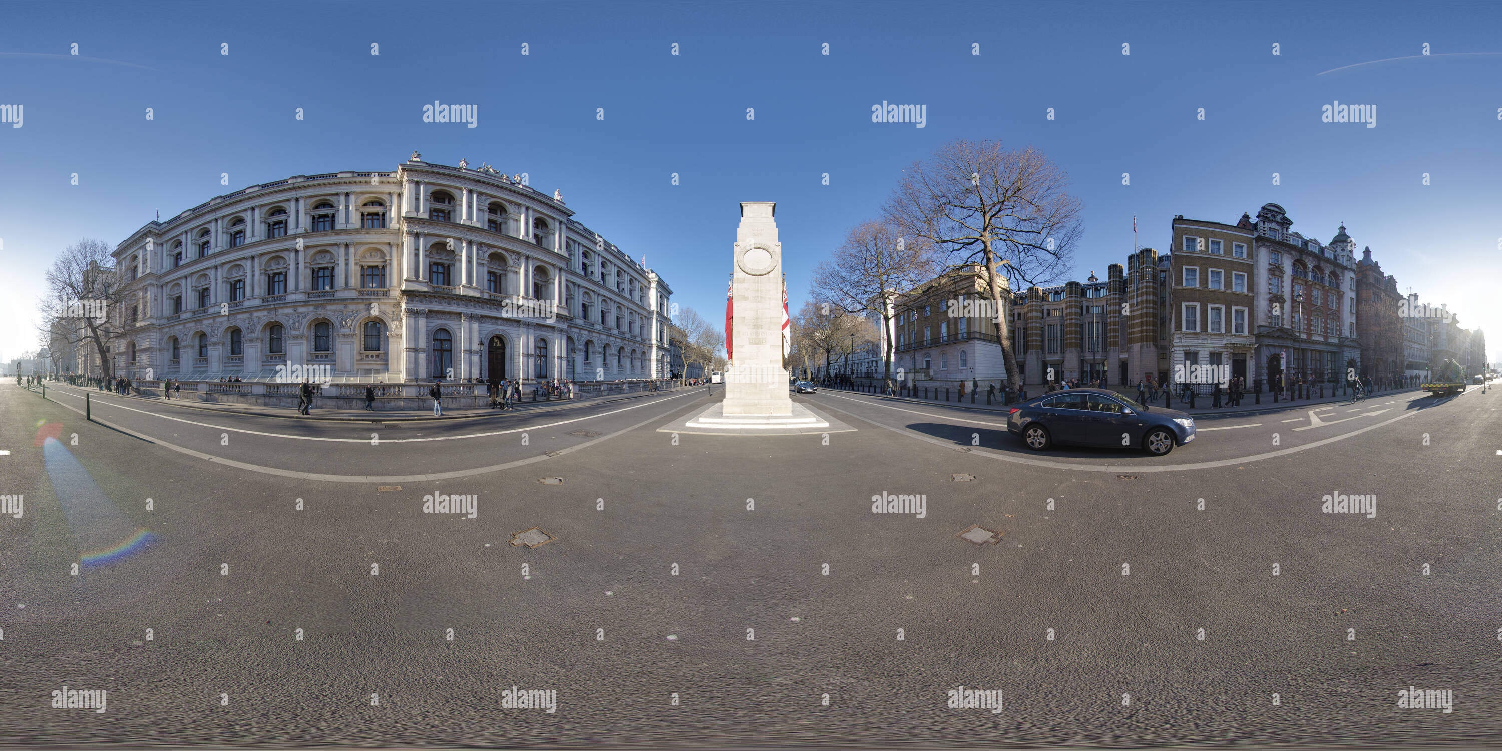 360° view of The Cenotaph, London - Alamy