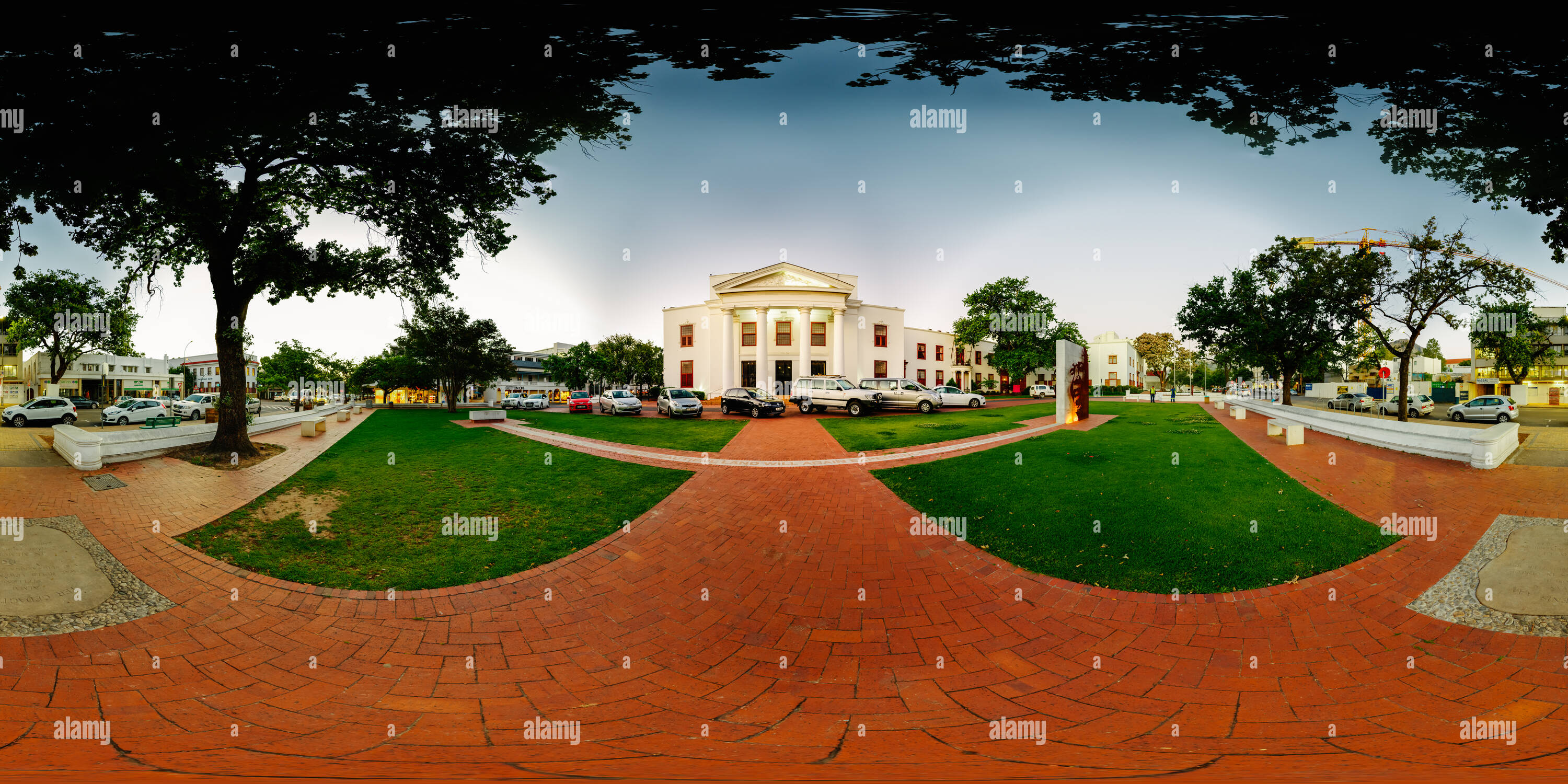 360° view of Stellenbosch Town Hall - Alamy