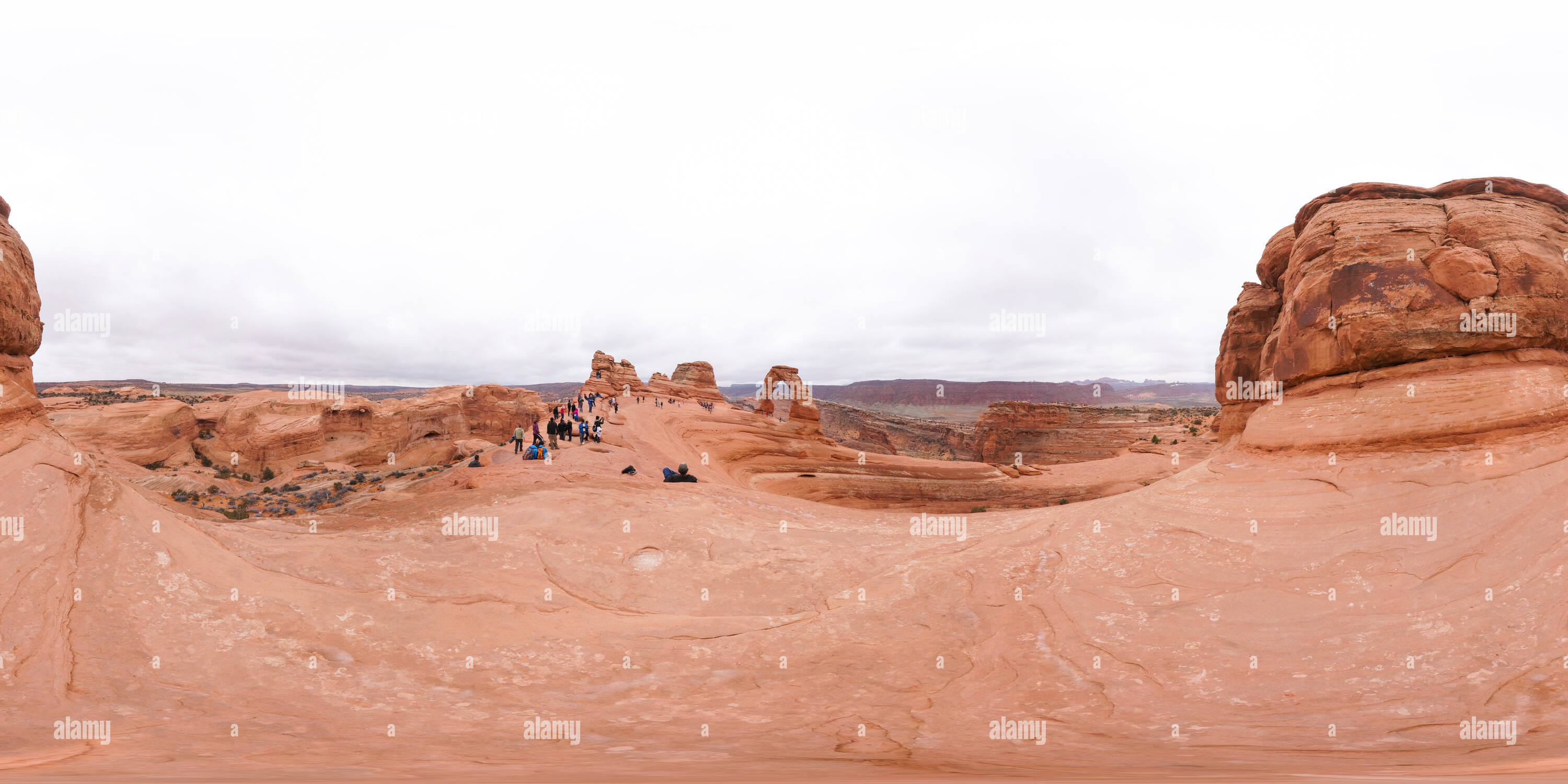 360° view of Delicate Arch, Arches National Park - Alamy