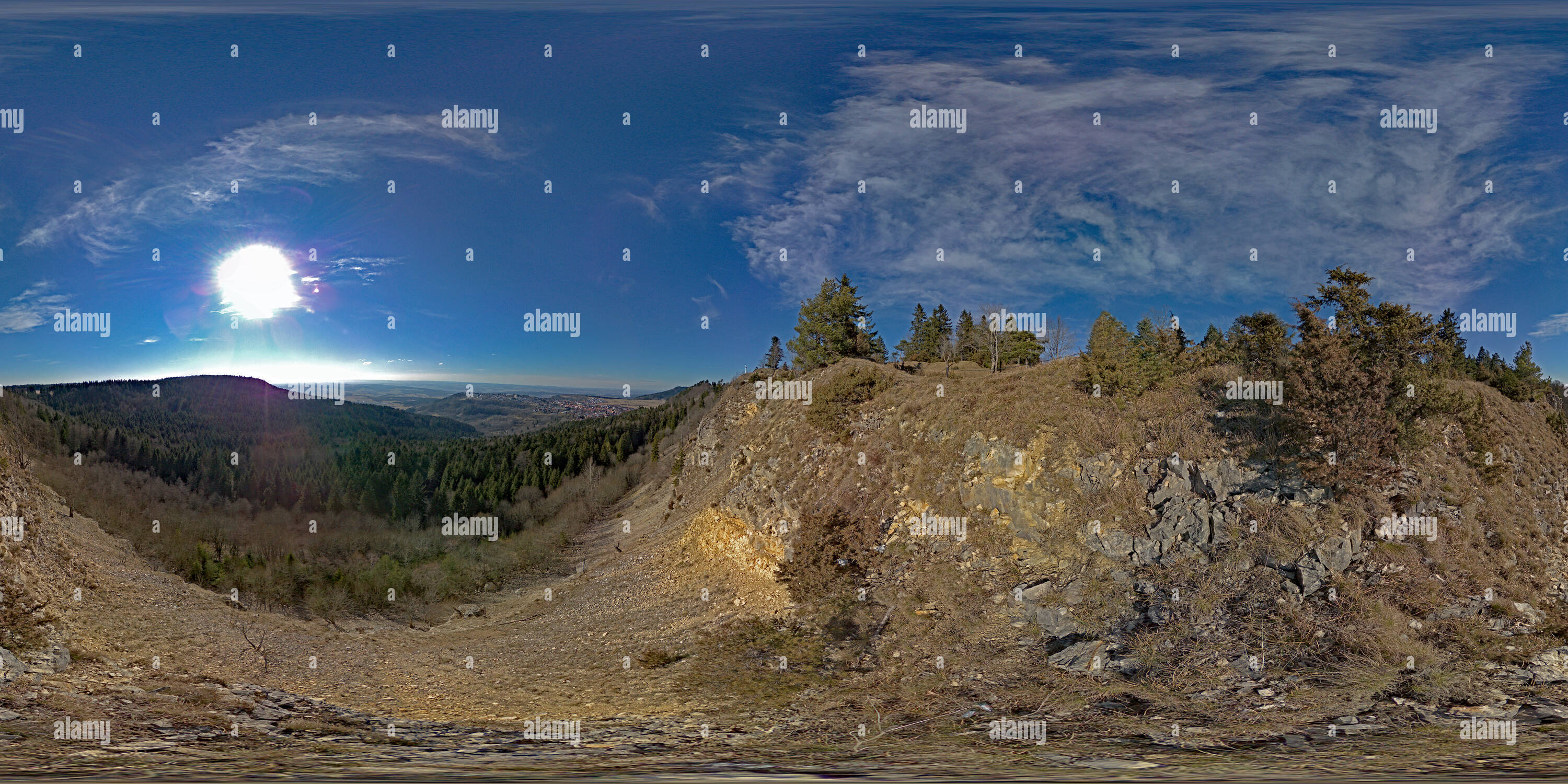 360° view of View to Gosheim - Alamy