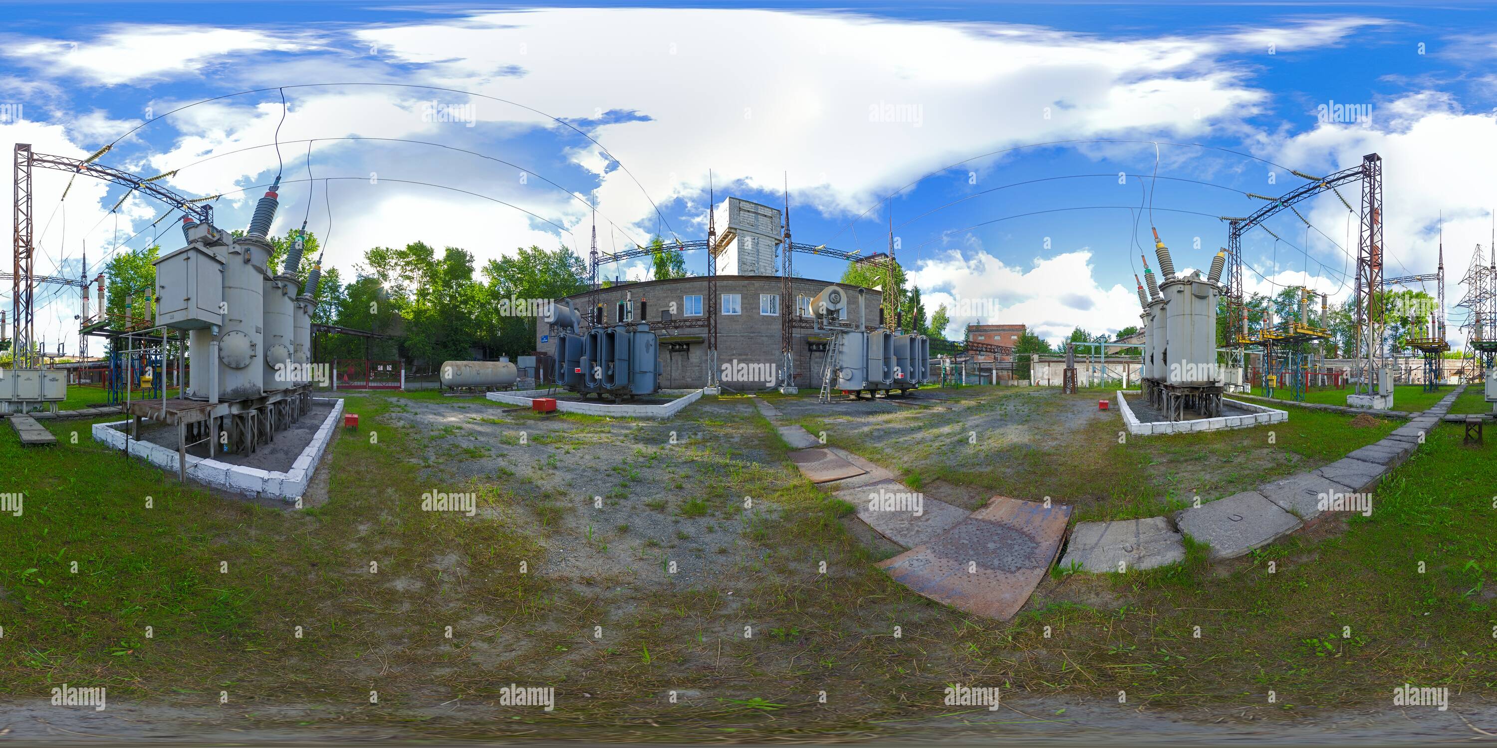360° view of Electrical substation "Magnetitovaya - Alamy