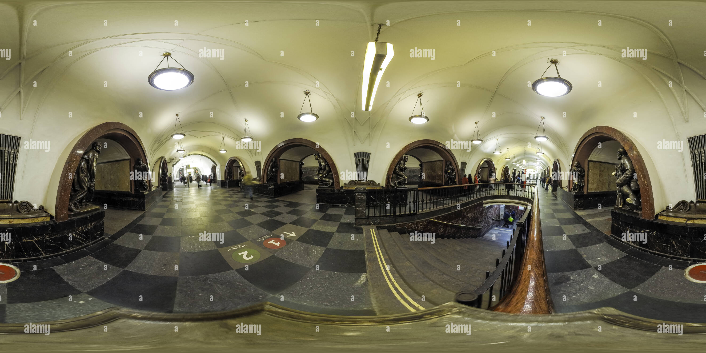 Revolution square moscow metro hi-res stock photography and images - Alamy