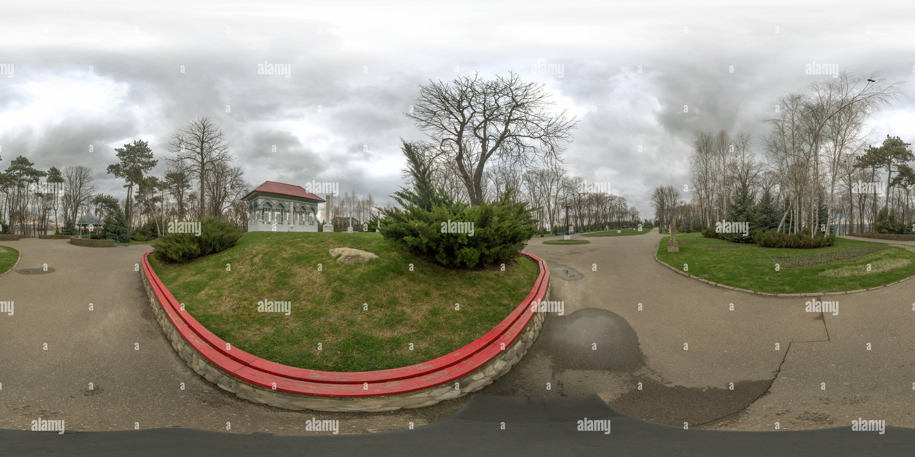 360° view of Copou Park Center. Vaslui, Romania - Alamy