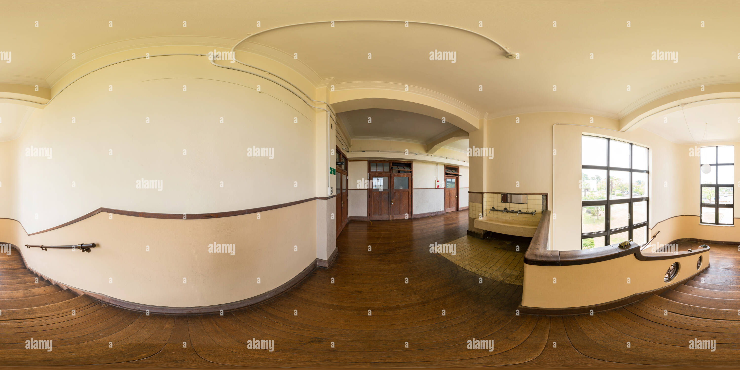 360° view of Nostalgic former Toyosato Elementary School in Japan 07 ...
