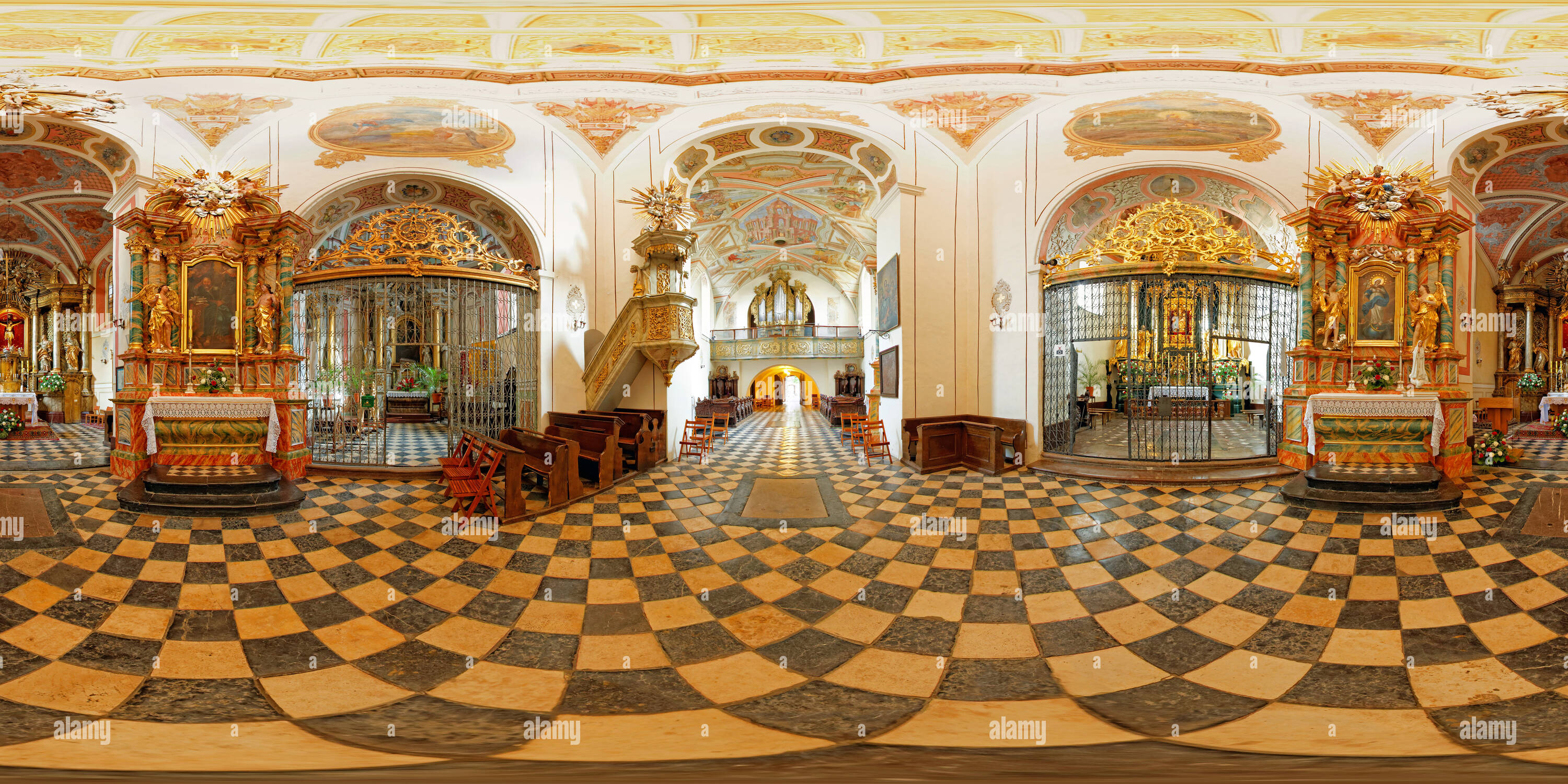 360° view of Święta Anna Sanctuary (198 - Alamy