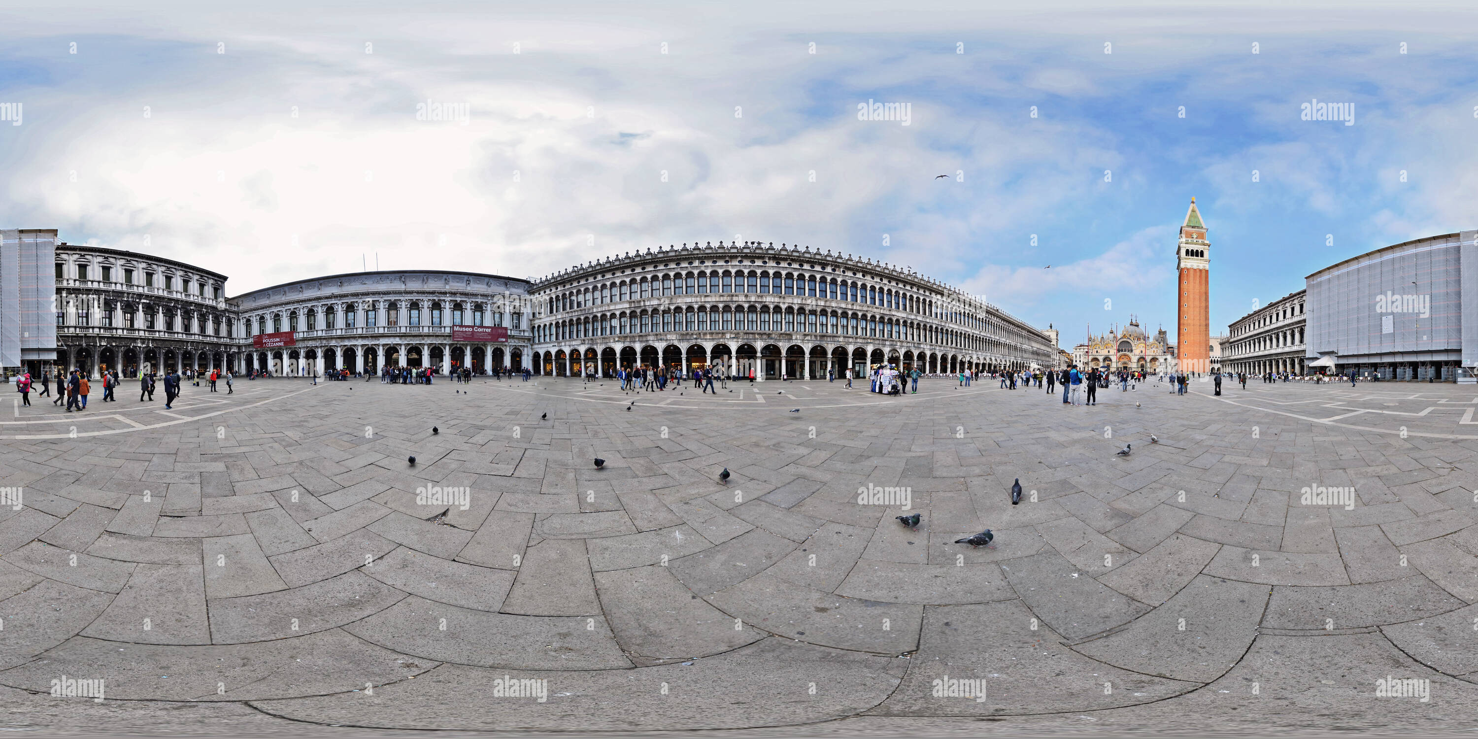 360° view of San Marco Square, Venice - Alamy