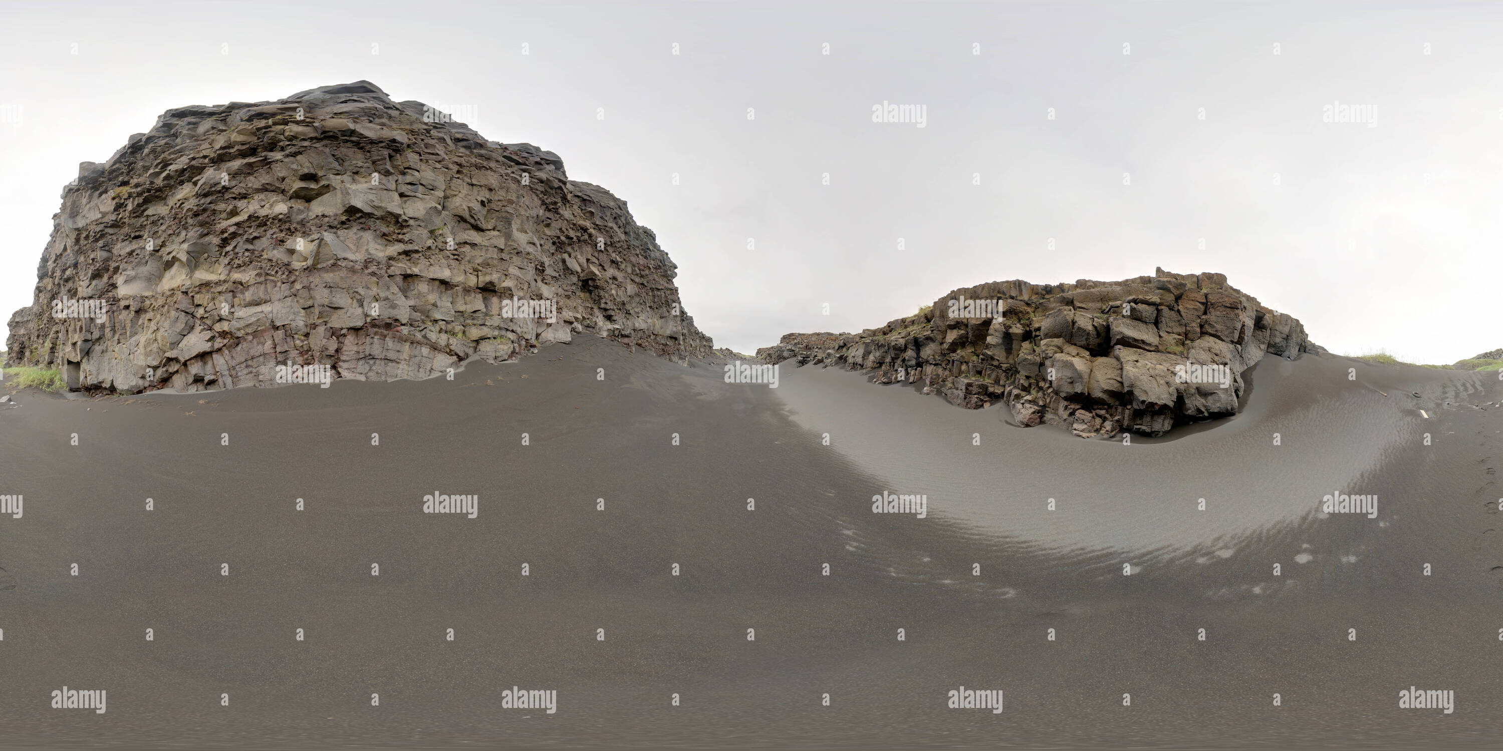 360° view of Mid-Atlantic Rift at Sandvikur - Alamy