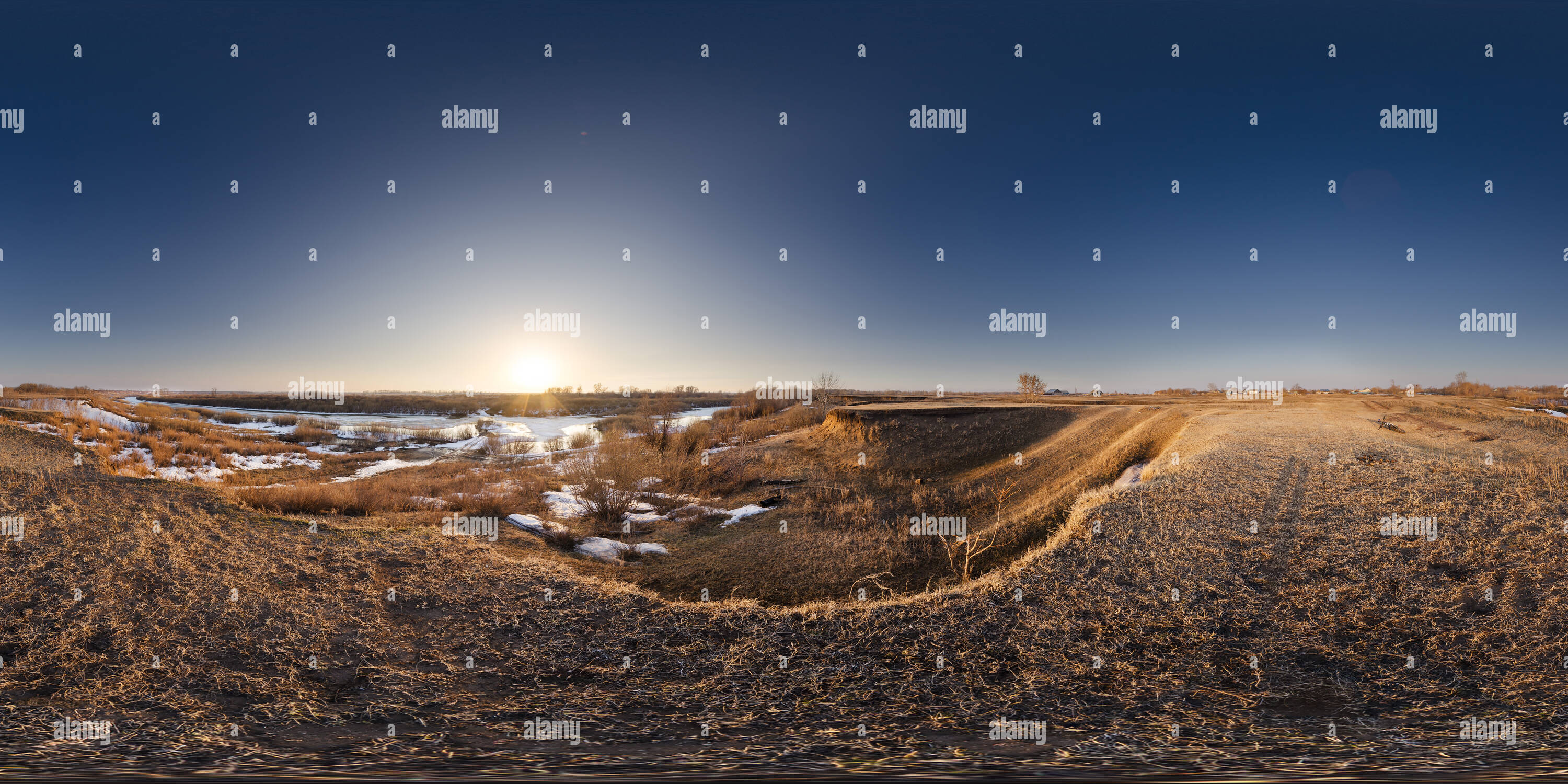 360° view of Ishim before spill - Alamy