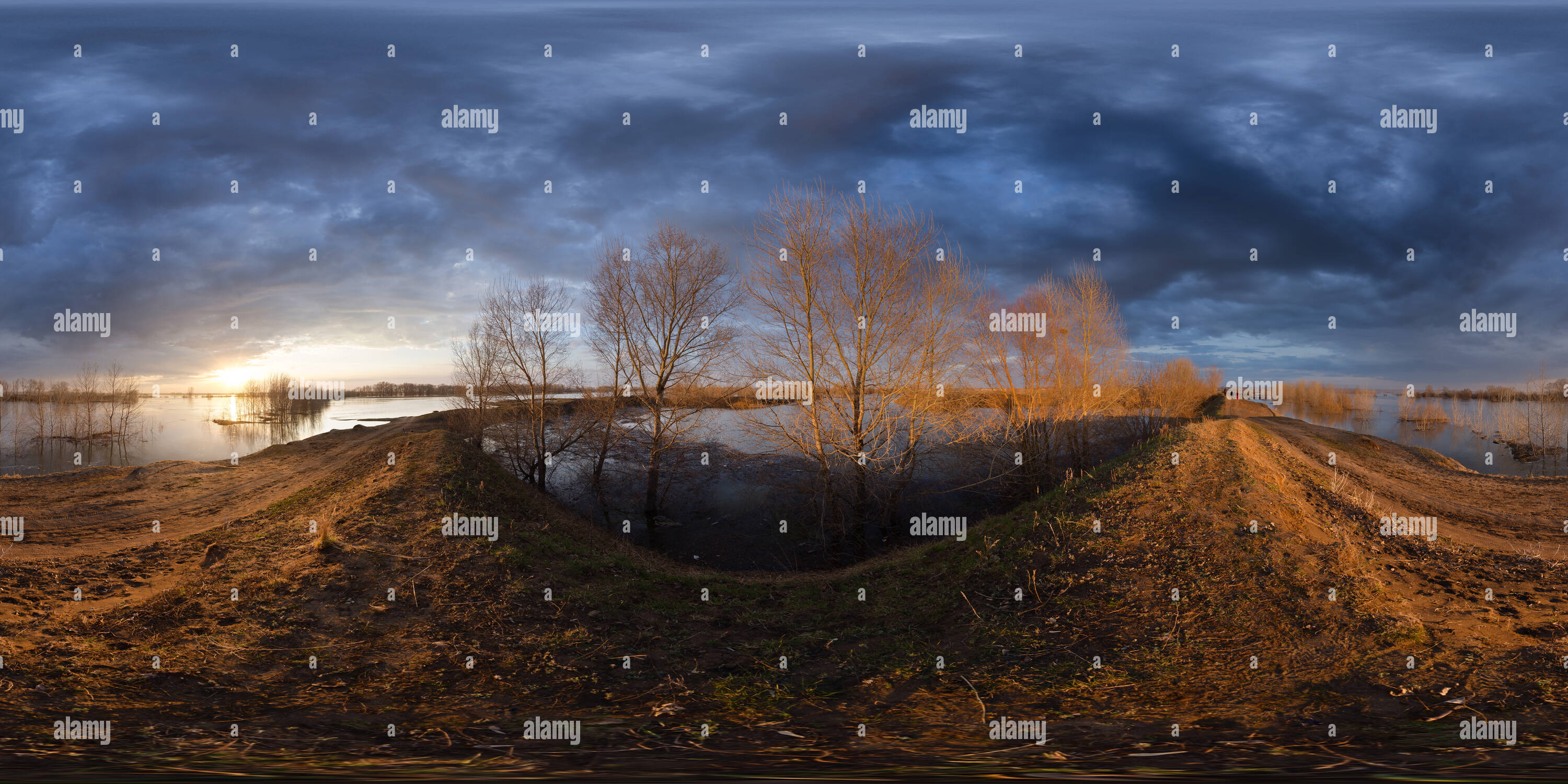 360° view of Ishim spill 2017 2 - Alamy