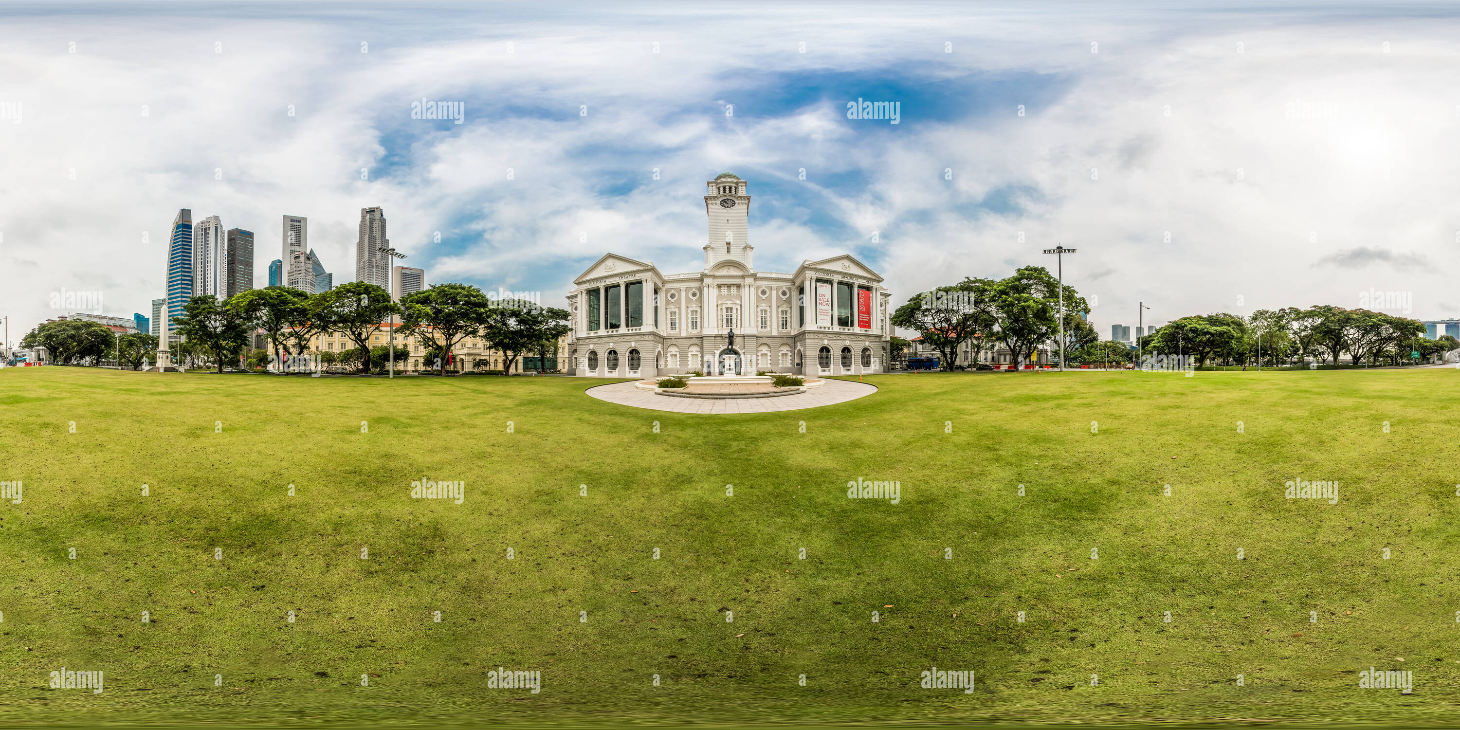 360° view of Victoria Theatre and Concert Hall, Singapore February 2017 ...
