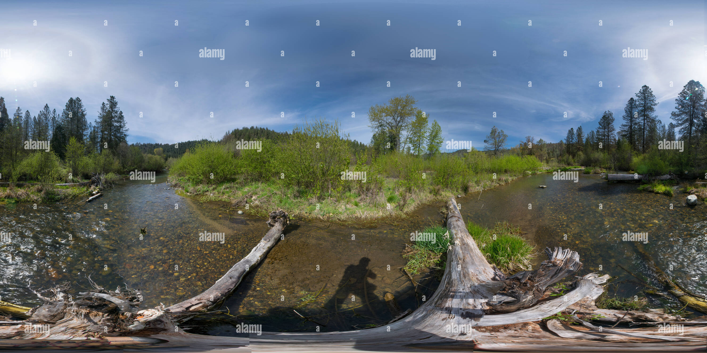 360° view of Sawmill Channel Rehabilitation Site, R-8 floodplains and ...