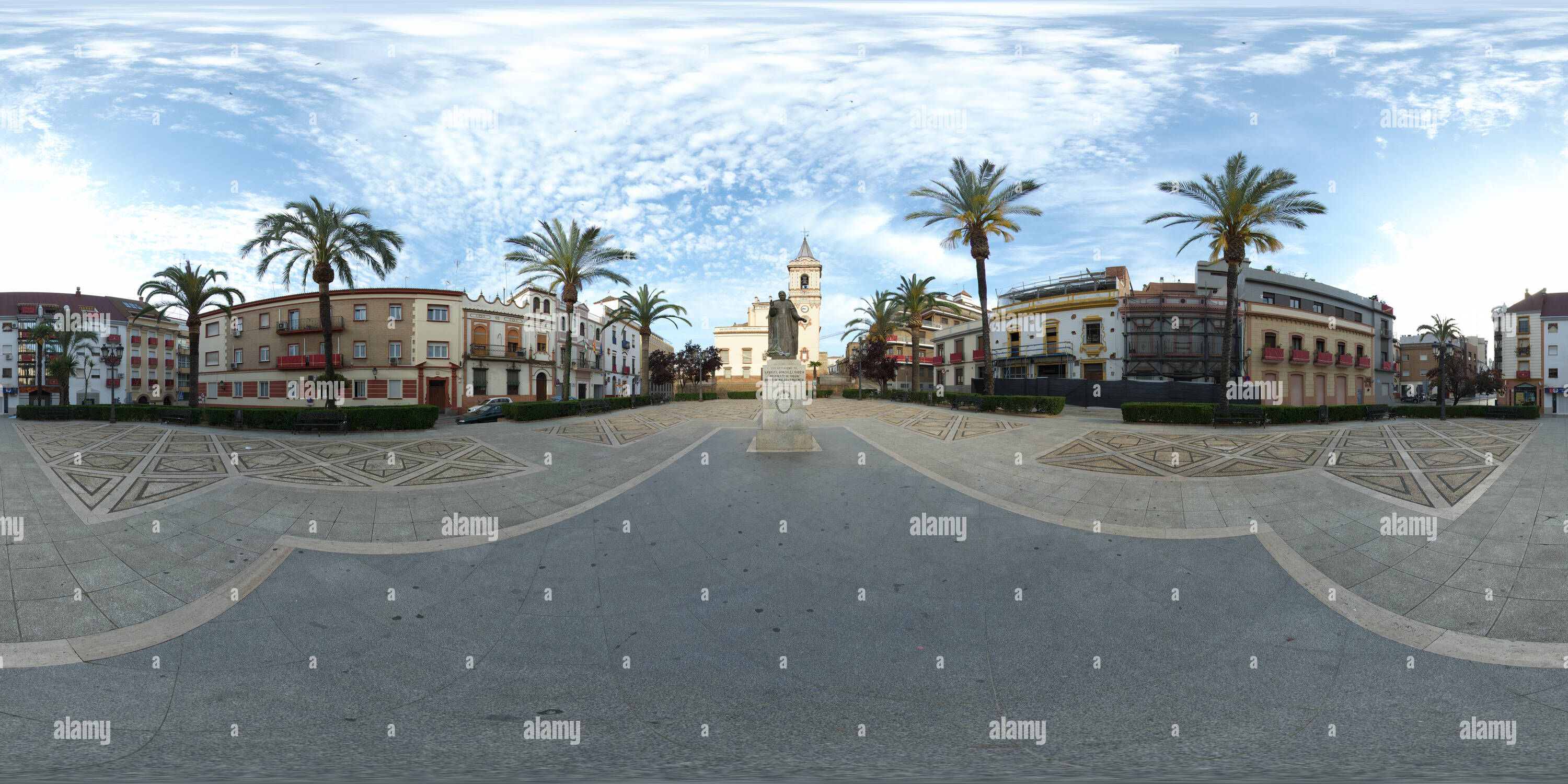360° view of San Pedro square - Alamy