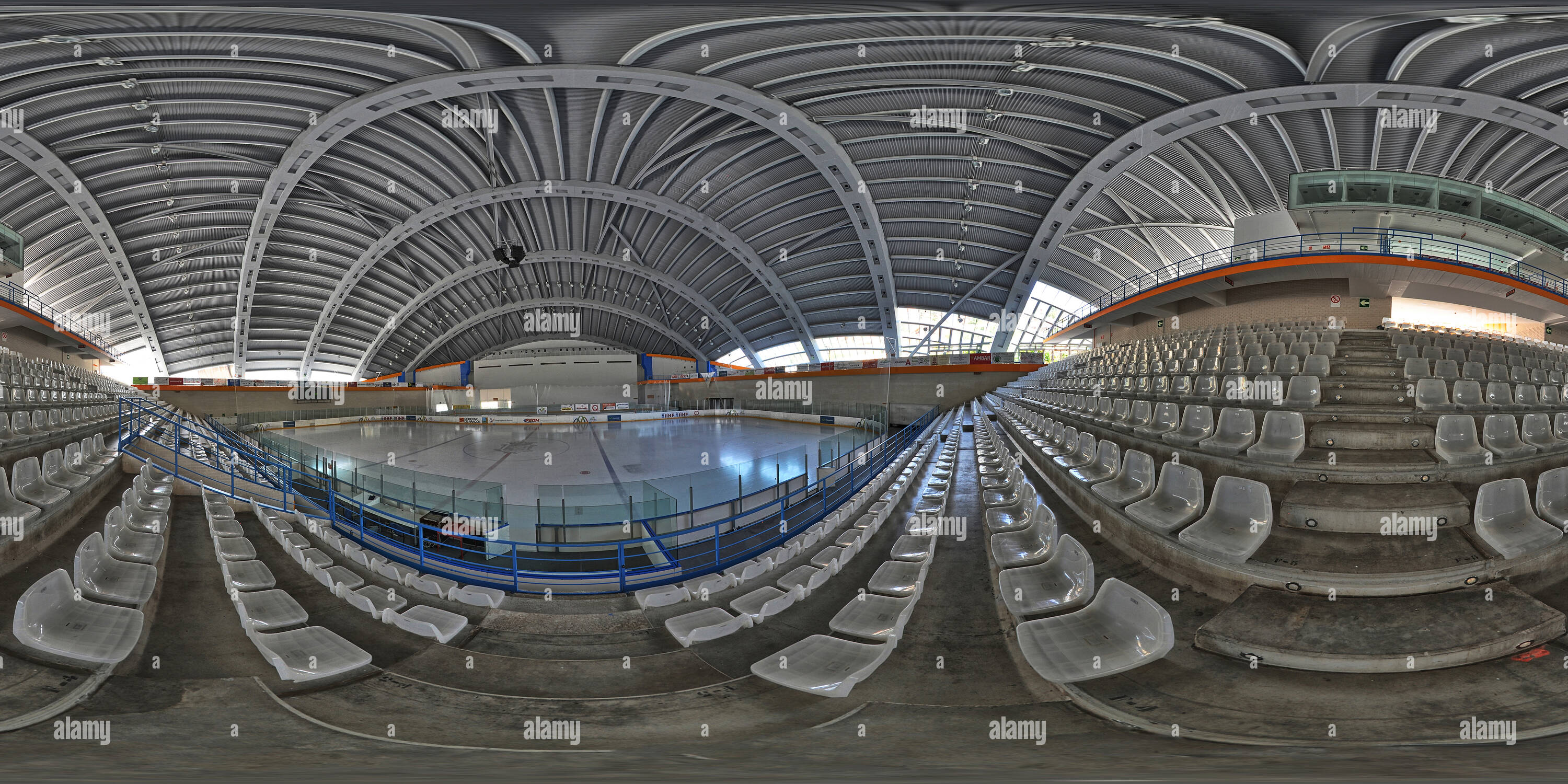 360° view of The Ice Rink, Jaca - Alamy