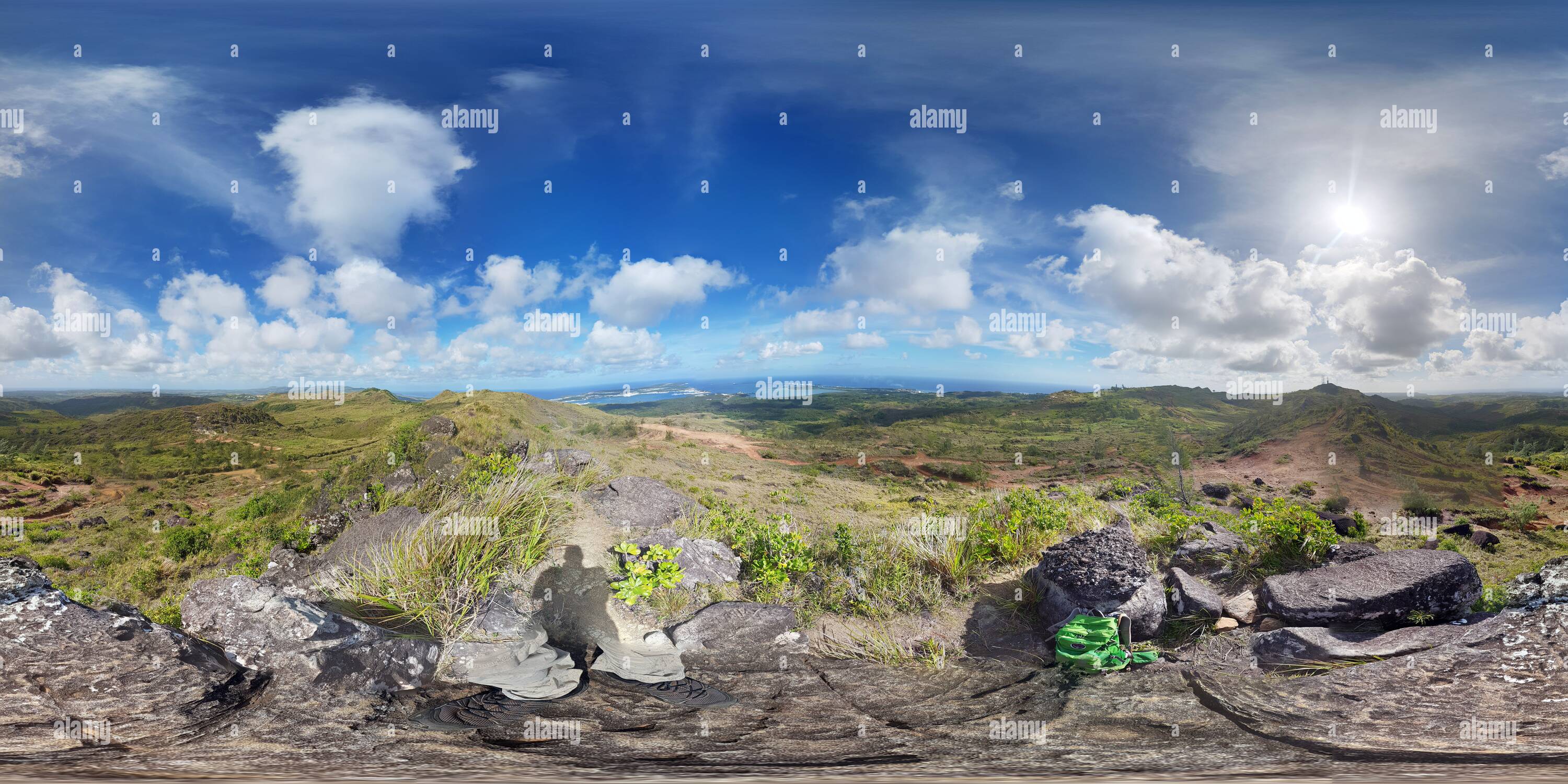 360° view of "Windy Rock", Guam - Alamy